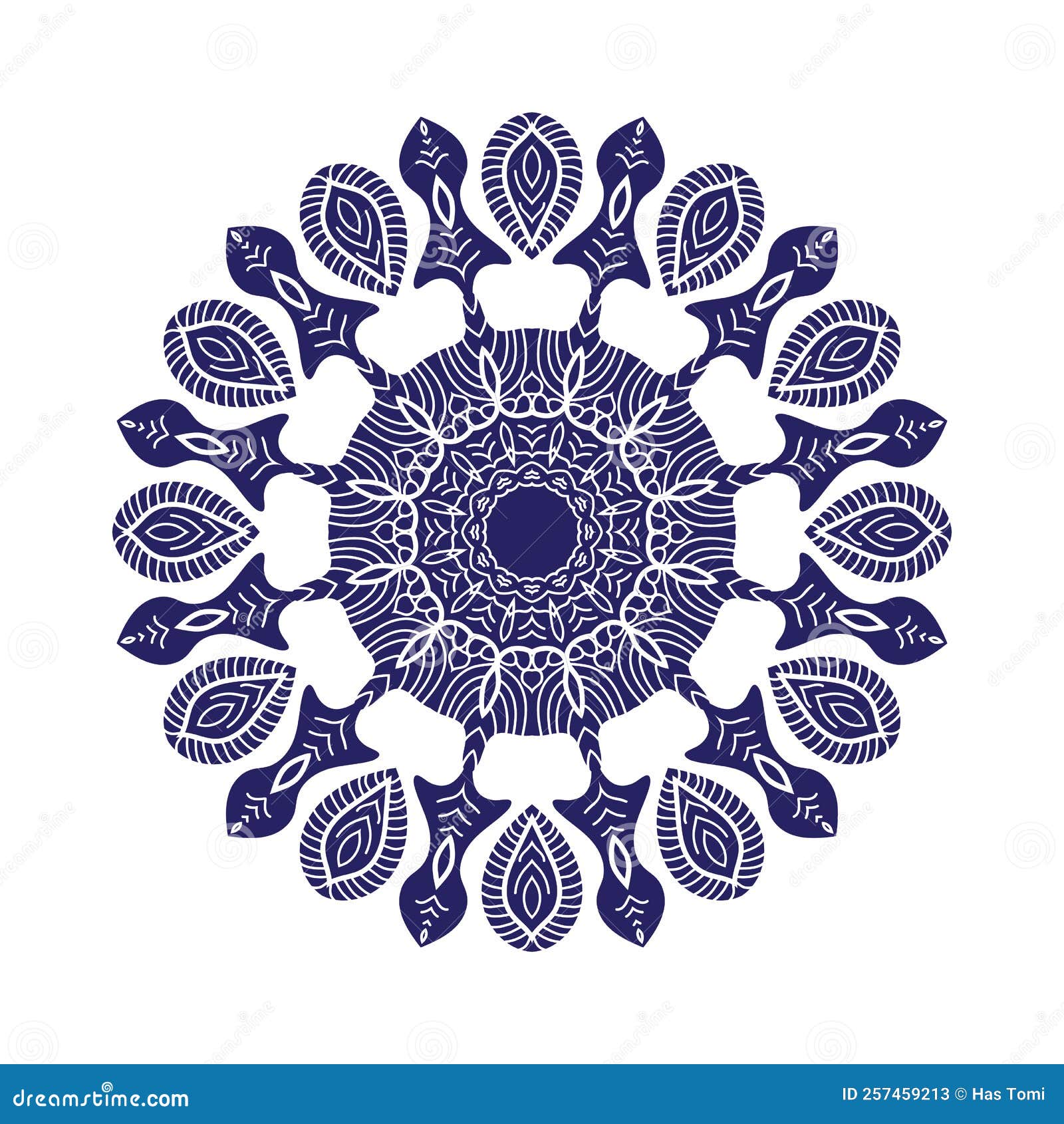 Mandala Logo Design Vector Template Stock Vector - Illustration of vector, mandala: 257459213