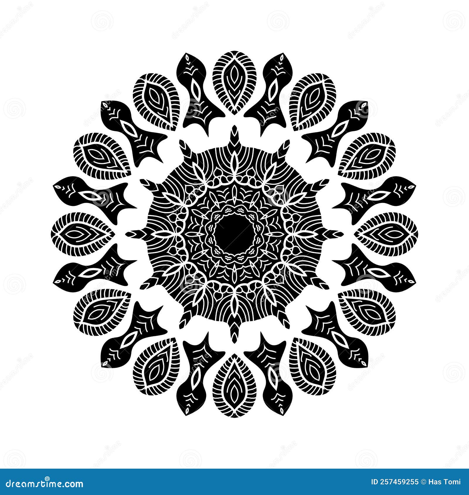Mandala Logo Design Vector Template Stock Vector - Illustration of ...