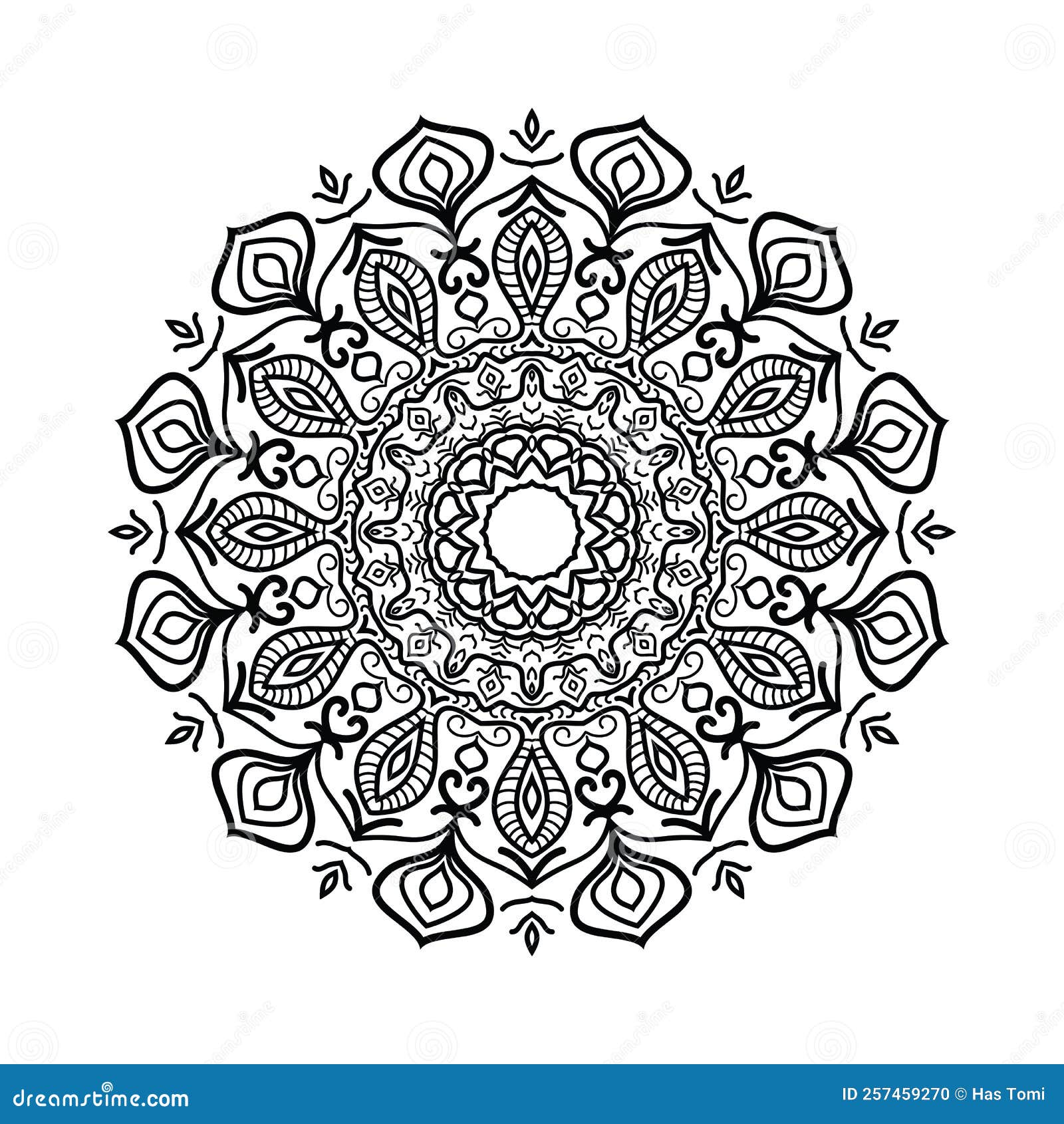 Mandala Logo Design Vector Template Stock Vector - Illustration of ...