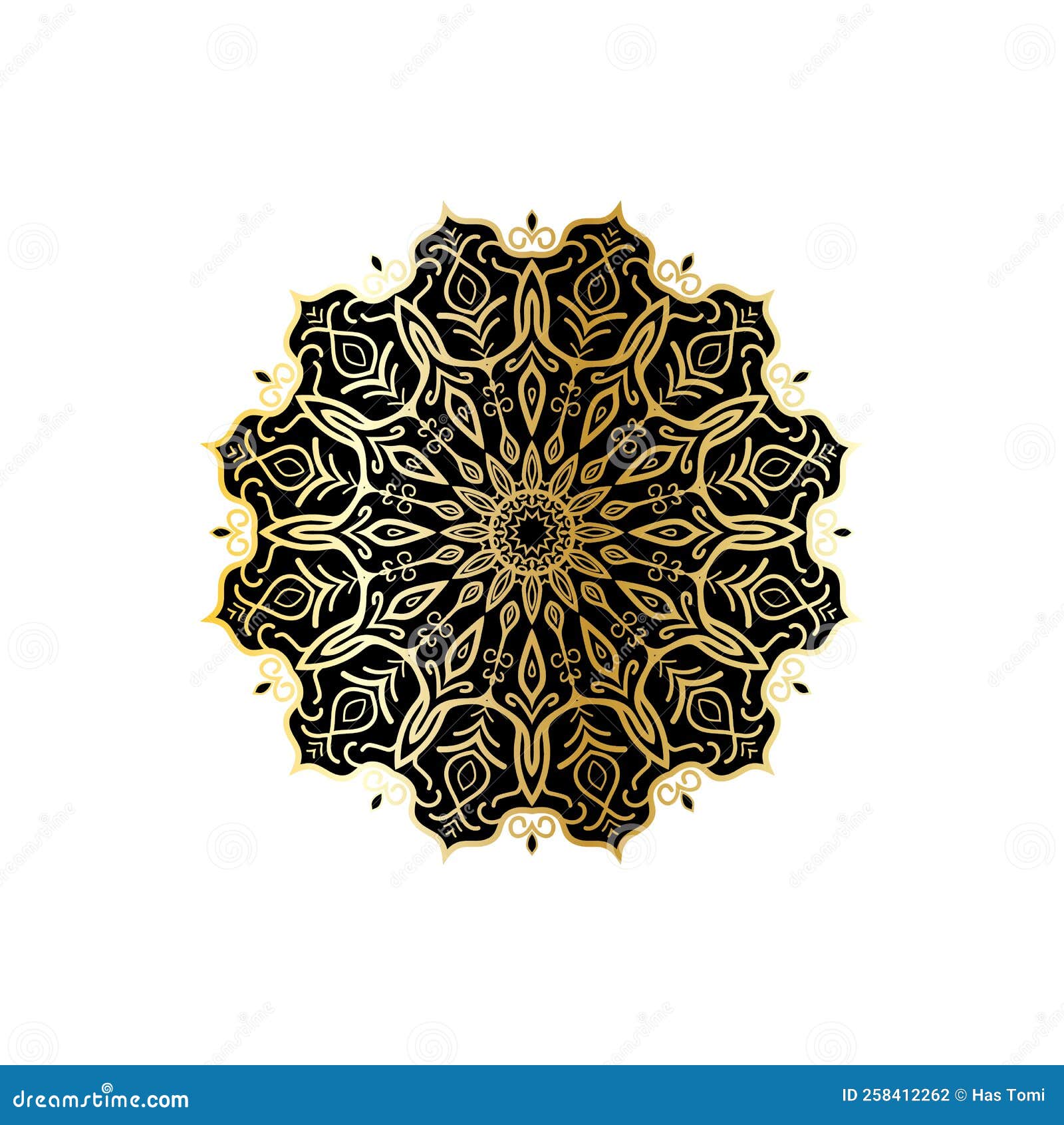 Mandala Logo Design Vector Template Stock Illustration - Illustration ...