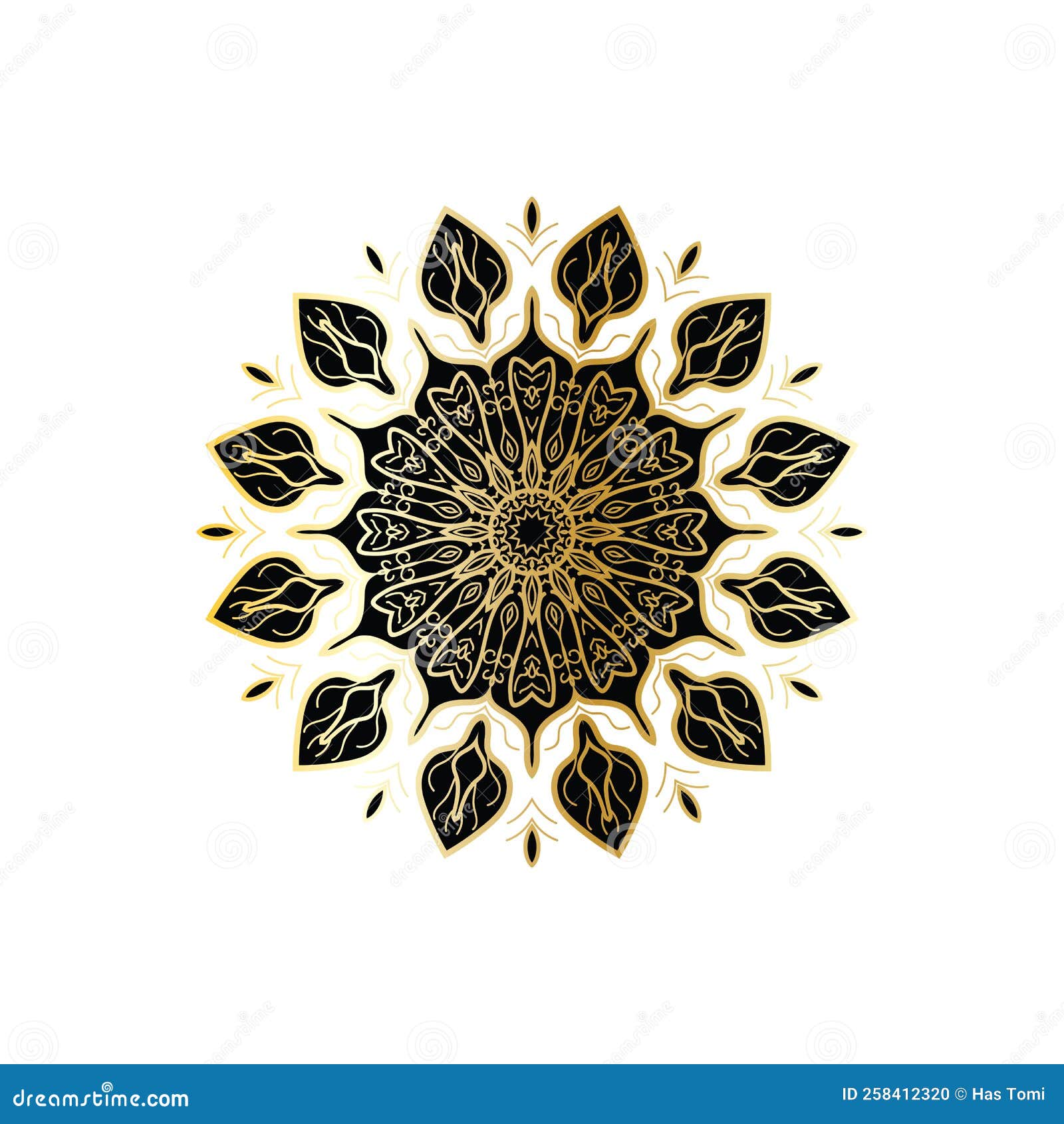 Mandala Logo Design Vector Template Stock Illustration - Illustration ...