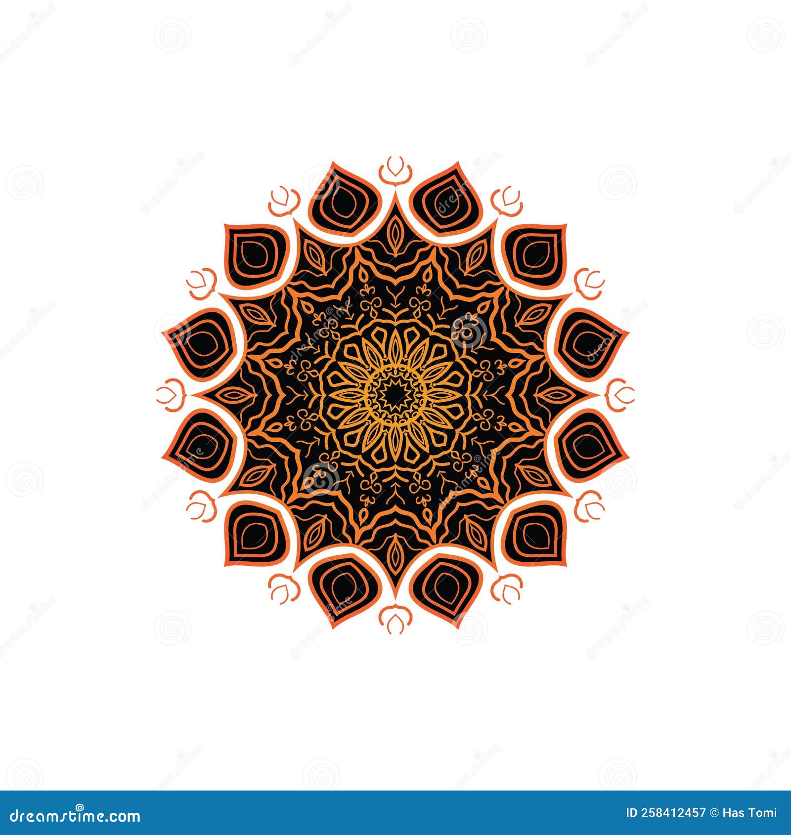 Mandala Logo Design Vector Template Stock Illustration - Illustration ...