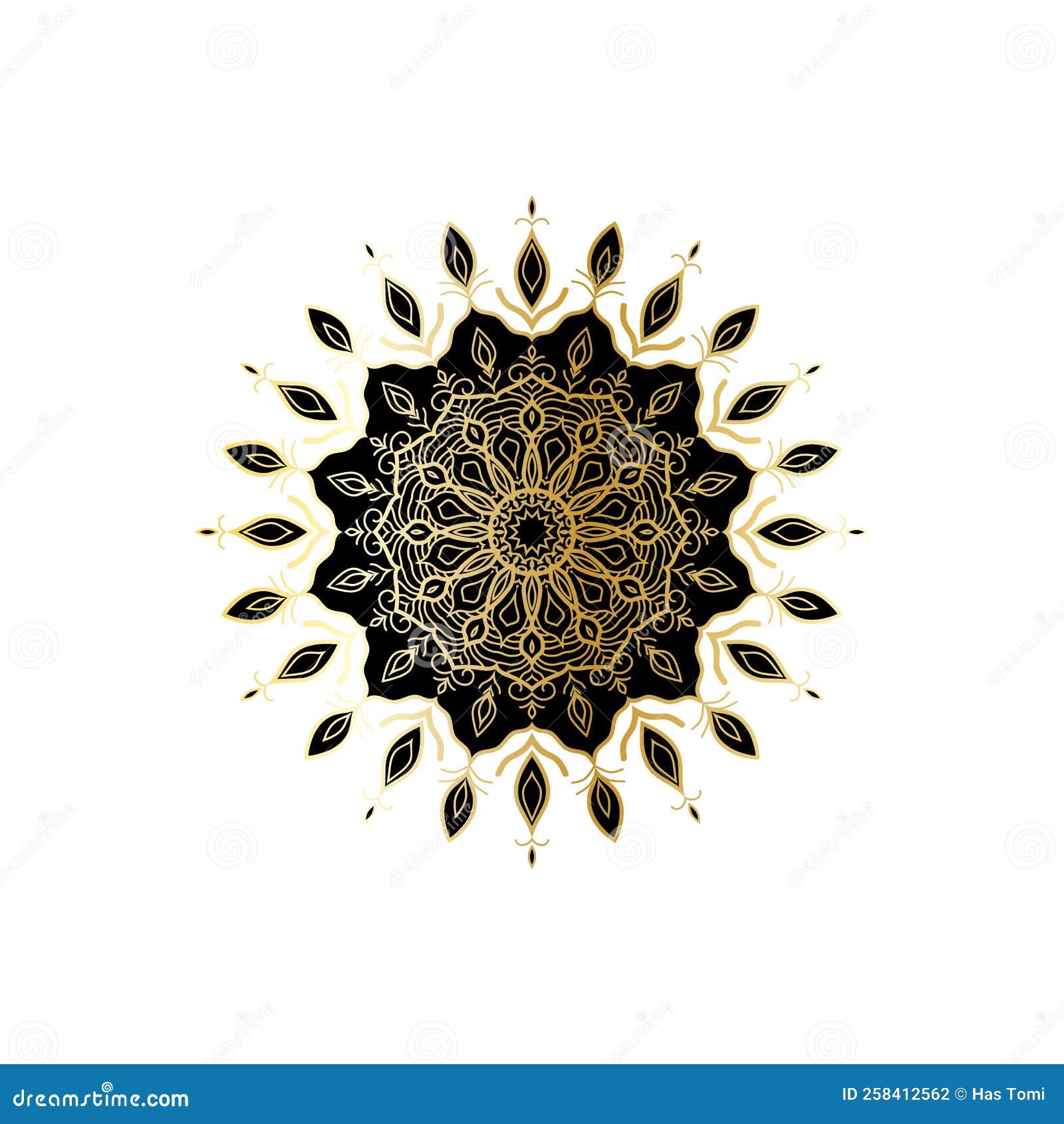Mandala Logo Design Vector Template Stock Illustration - Illustration of element, ornament ...