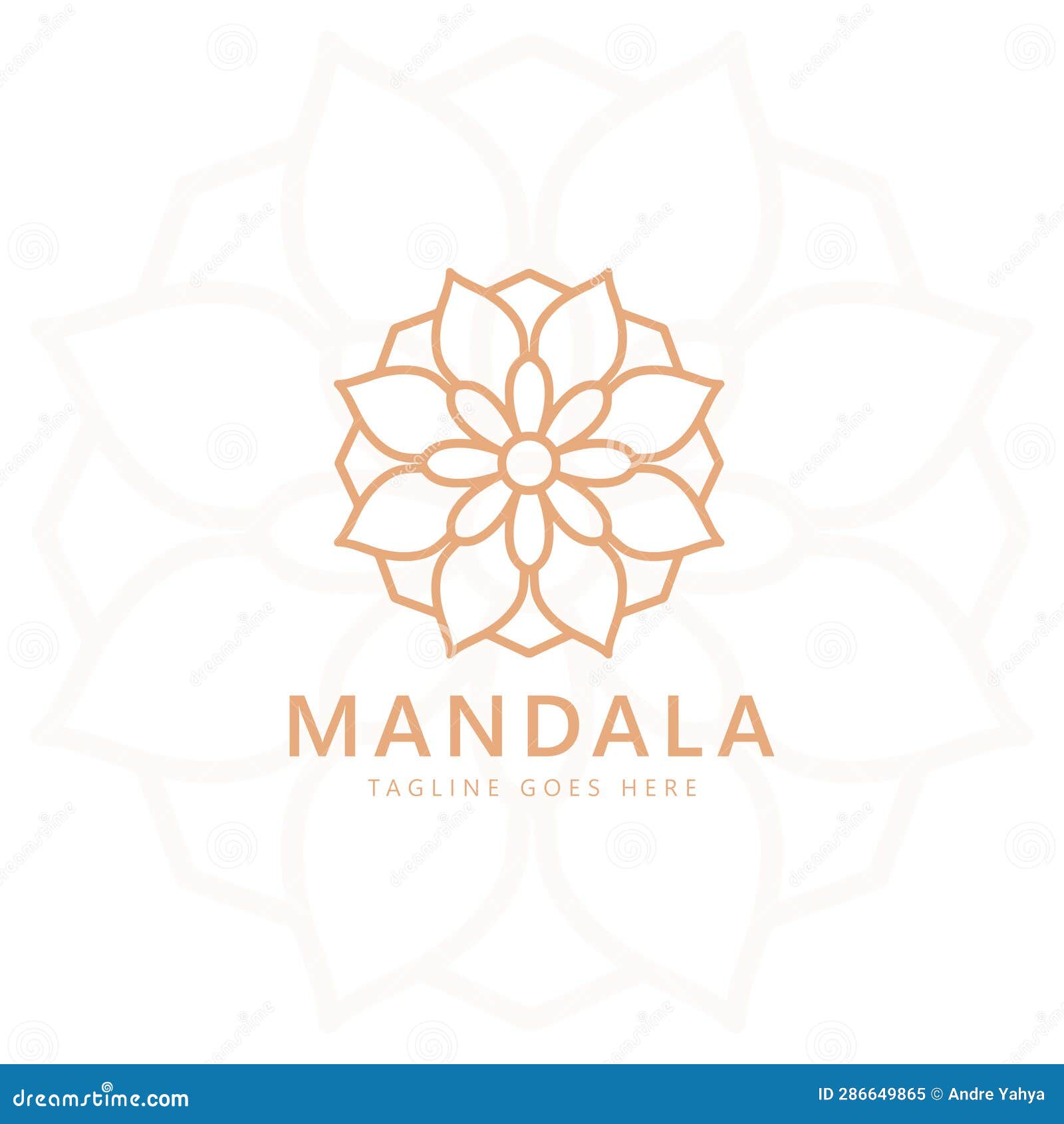 Mandala Logo Template, Circular Pattern in Form of Mandala. Oriental ...
