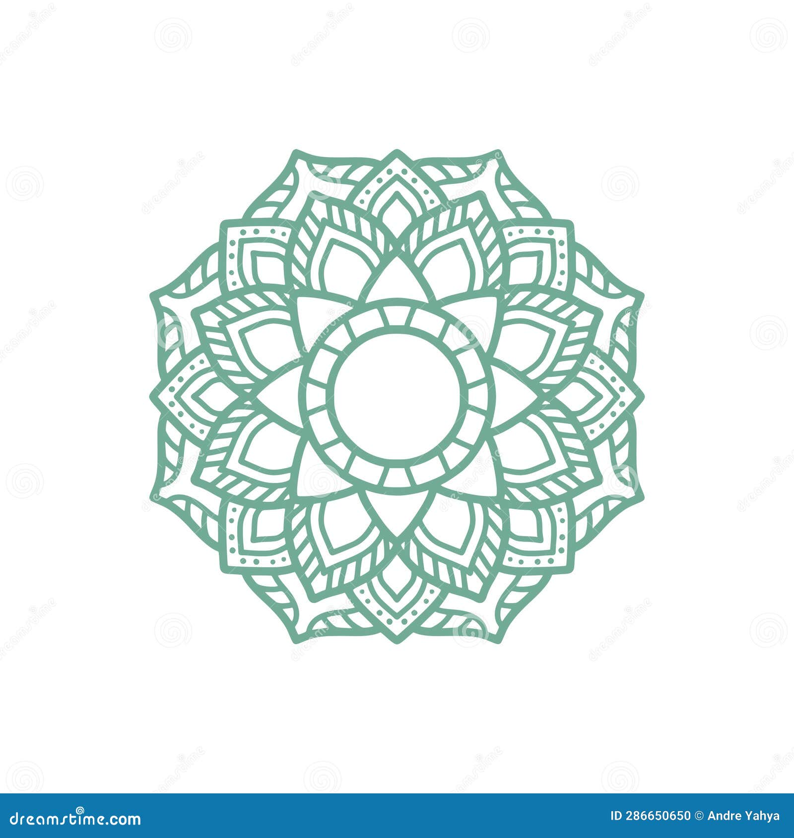 Mandala Logo Template, Circular Pattern in Form of Mandala. Oriental ...