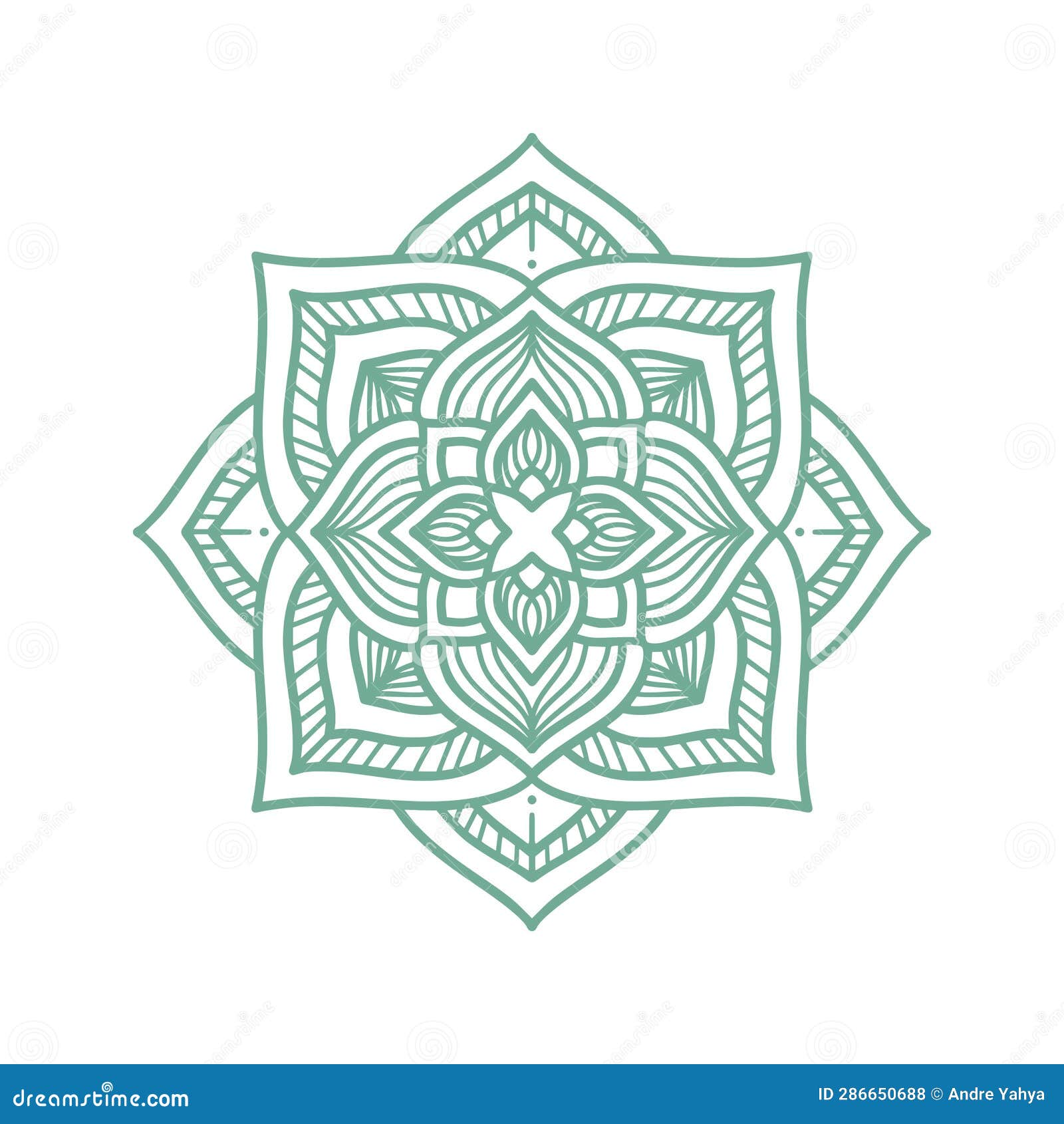 Mandala Logo Template, Circular Pattern in Form of Mandala. Oriental ...