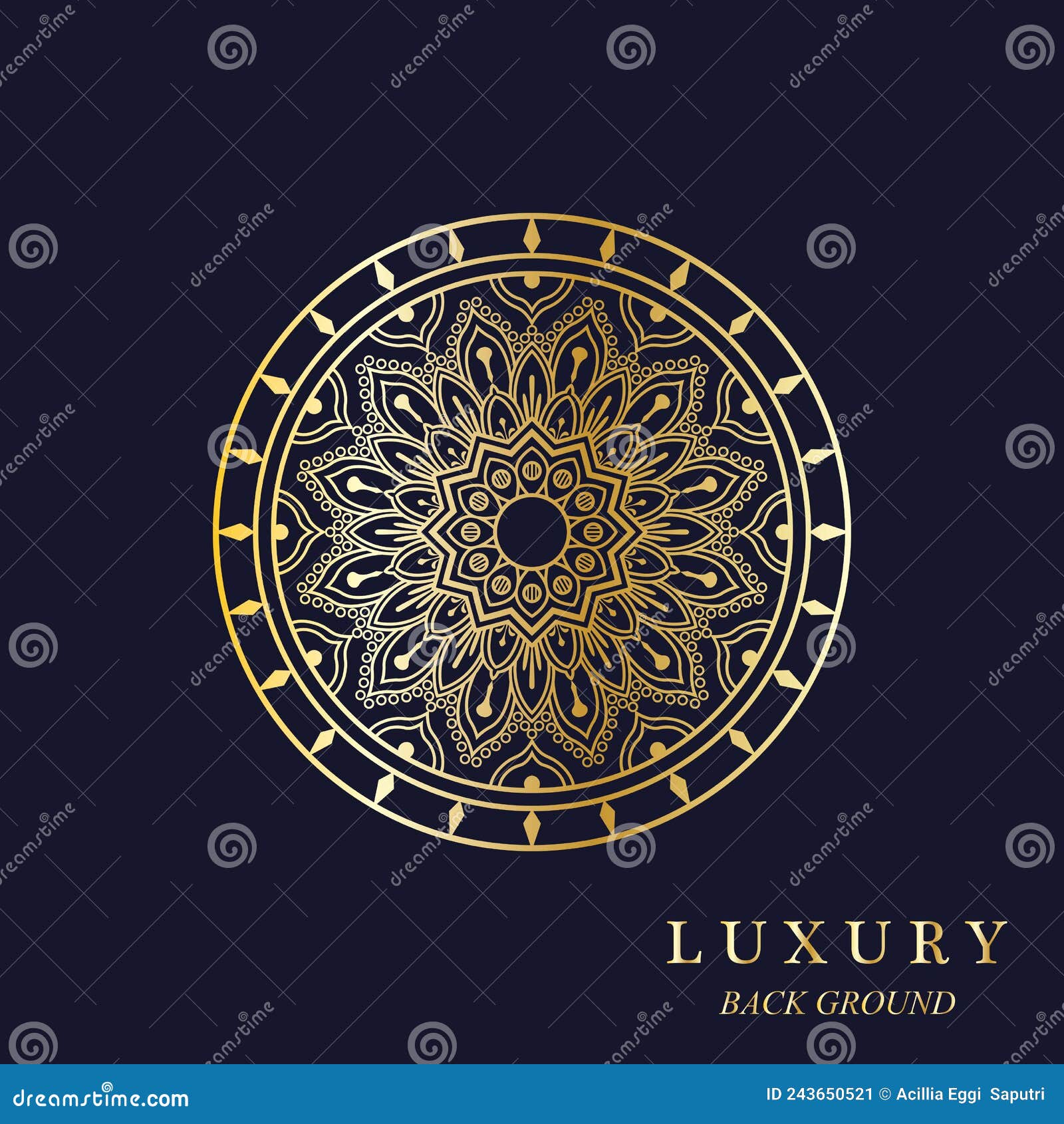 Mandala-Logo Und Symbolvorlage Stock Abbildung - Illustration von ...