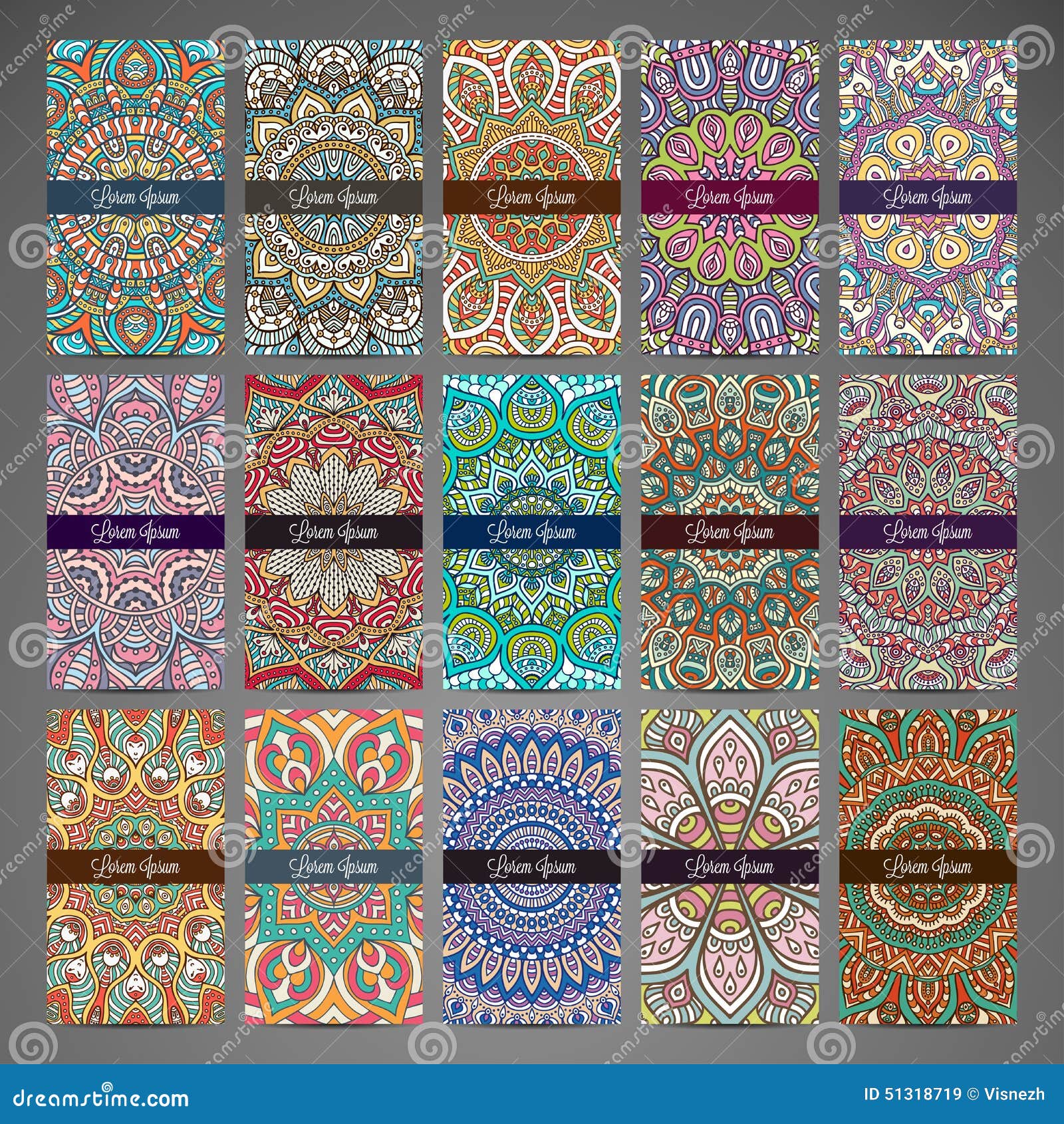 Mandala Modelo Redondo Del Ornamento Stock de ilustración - Ilustración ...