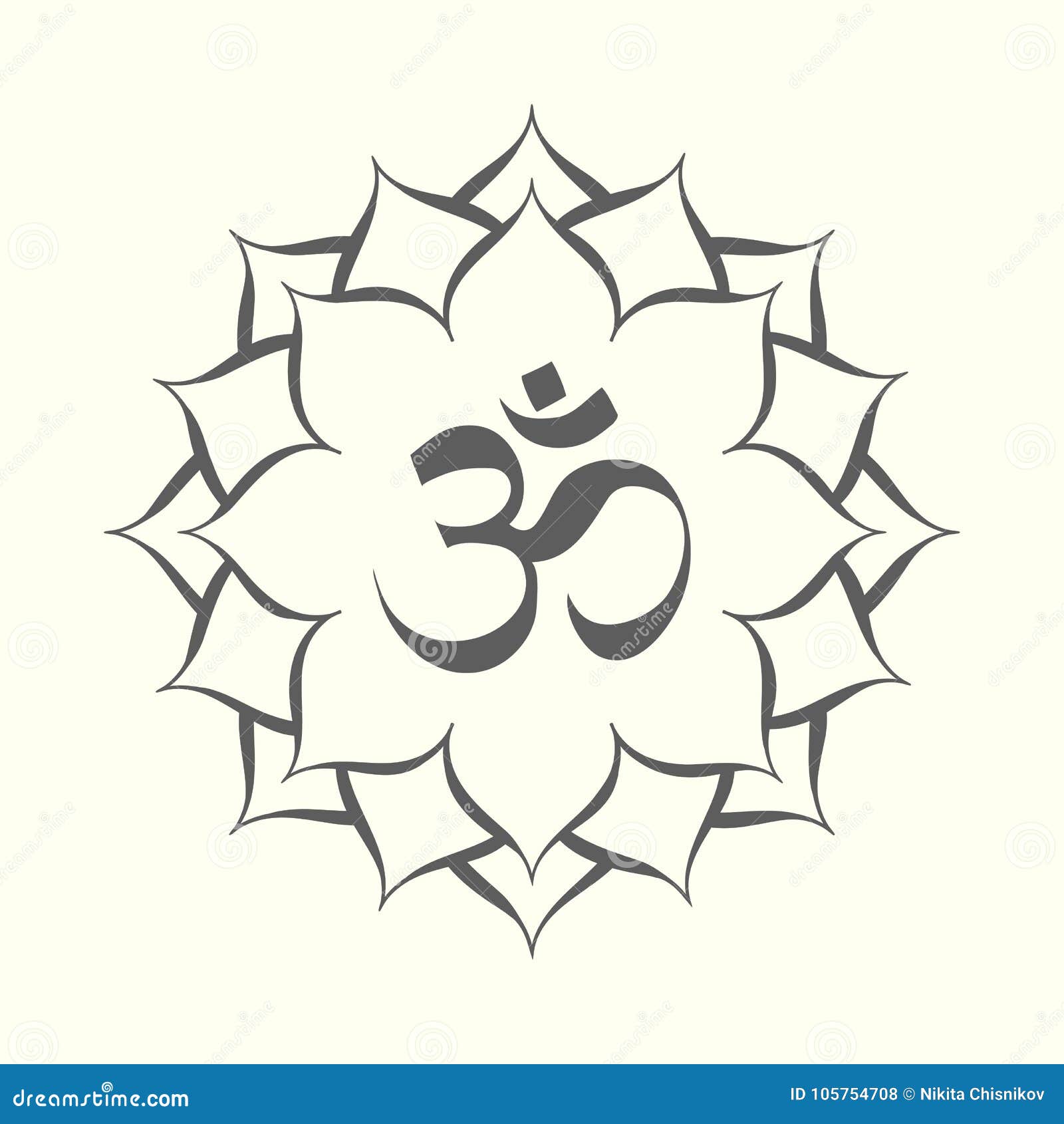 Vector Omkara Symbol | CartoonDealer.com #72637158