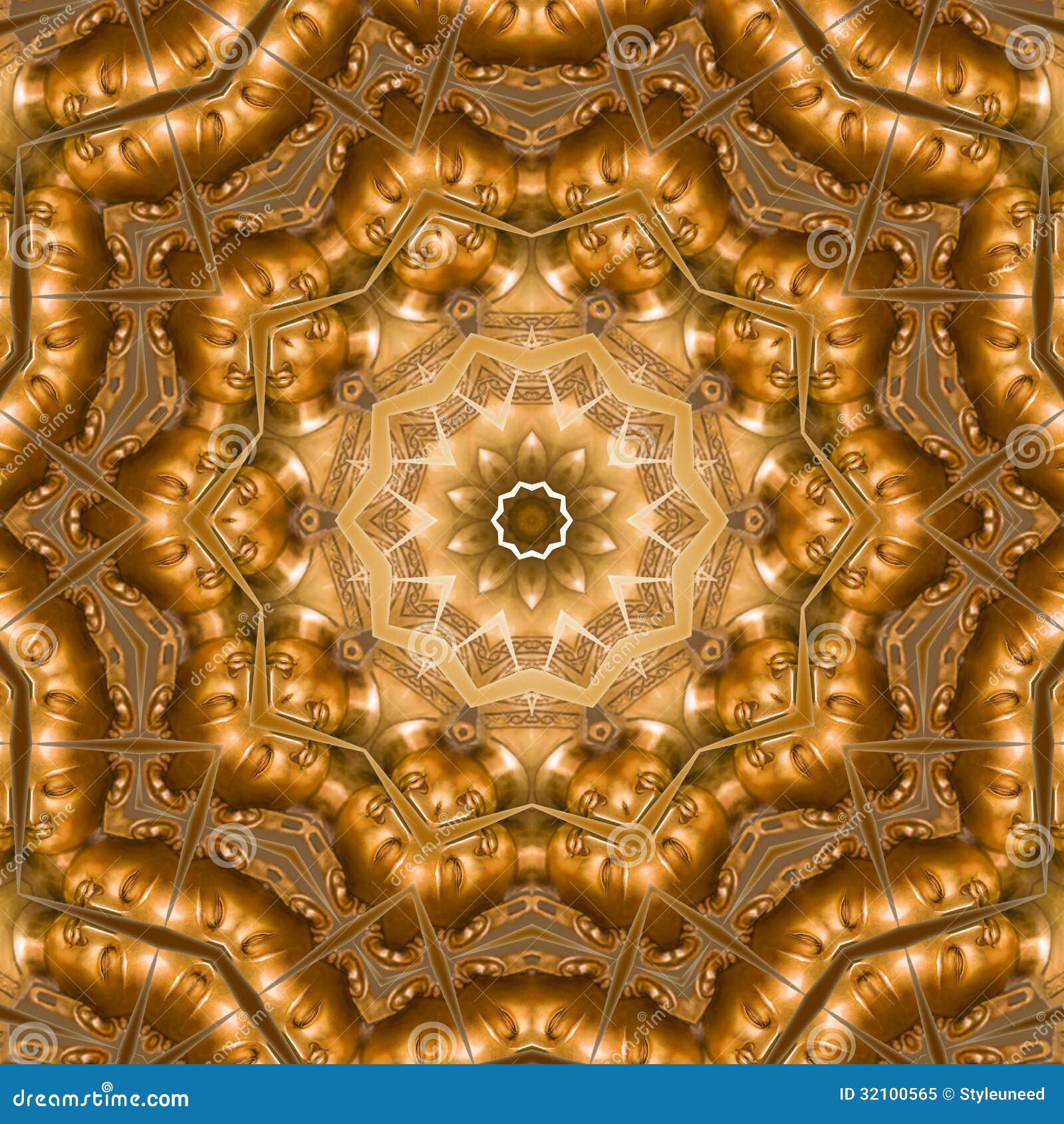 Mandala pattern stock image. Image of sign, design, asian - 32100565