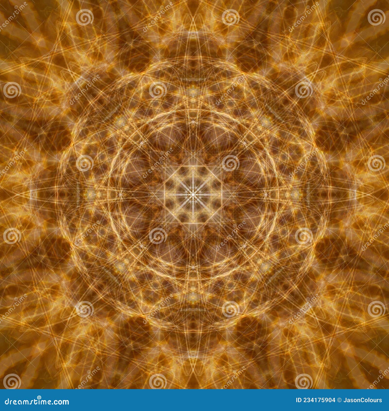 Mandala Pattern Lighting Code Diamond Structure Gold Healing Texture ...