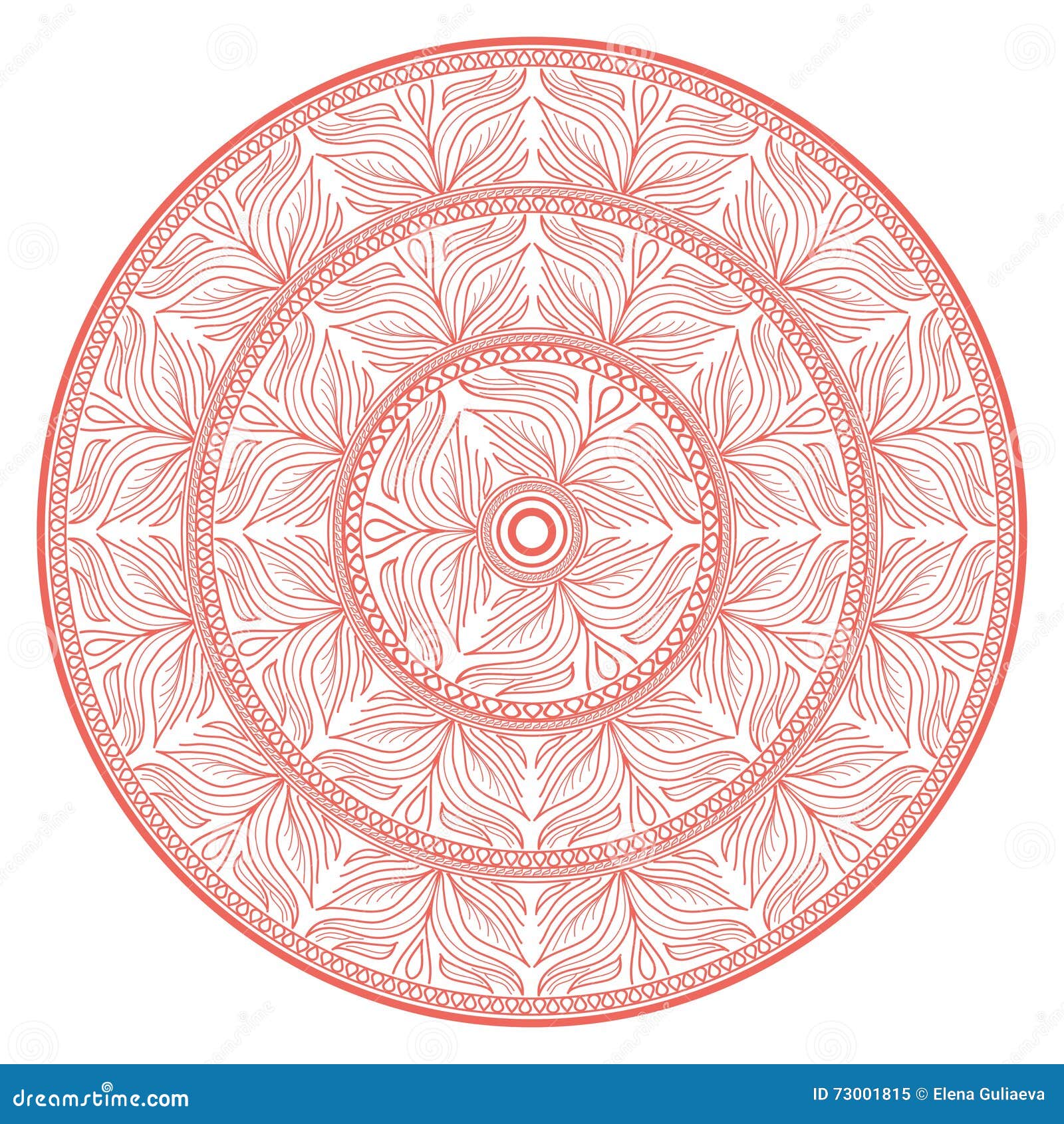 Mandala stock vector. Illustration of sphere, world, abstract - 73001815