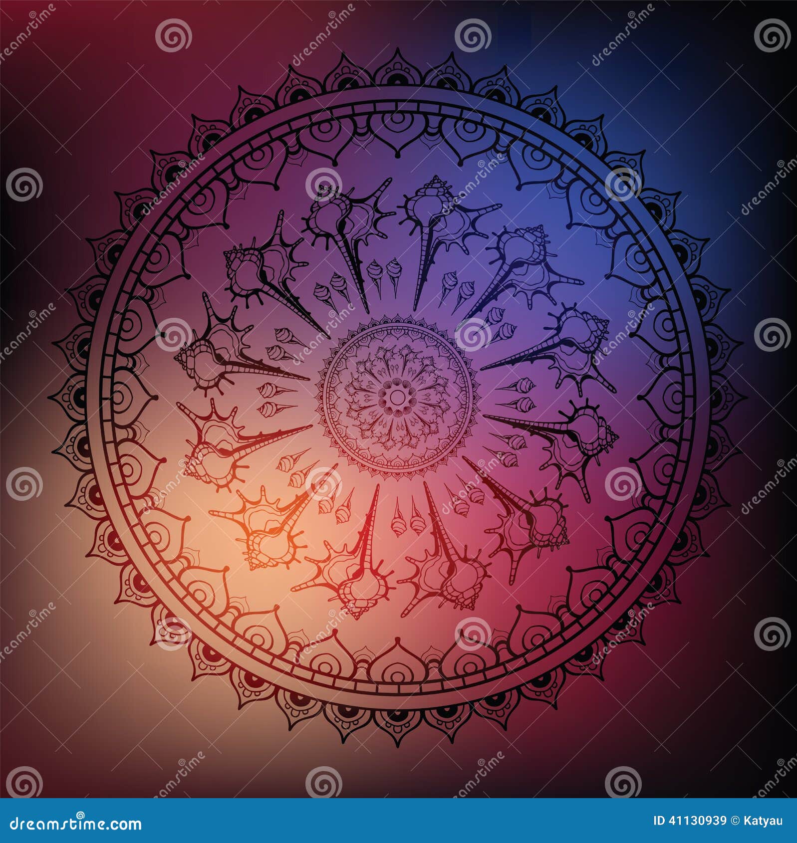 Mandala Sea Stock Illustrations – 3,619 Mandala Sea Stock Illustrations ...
