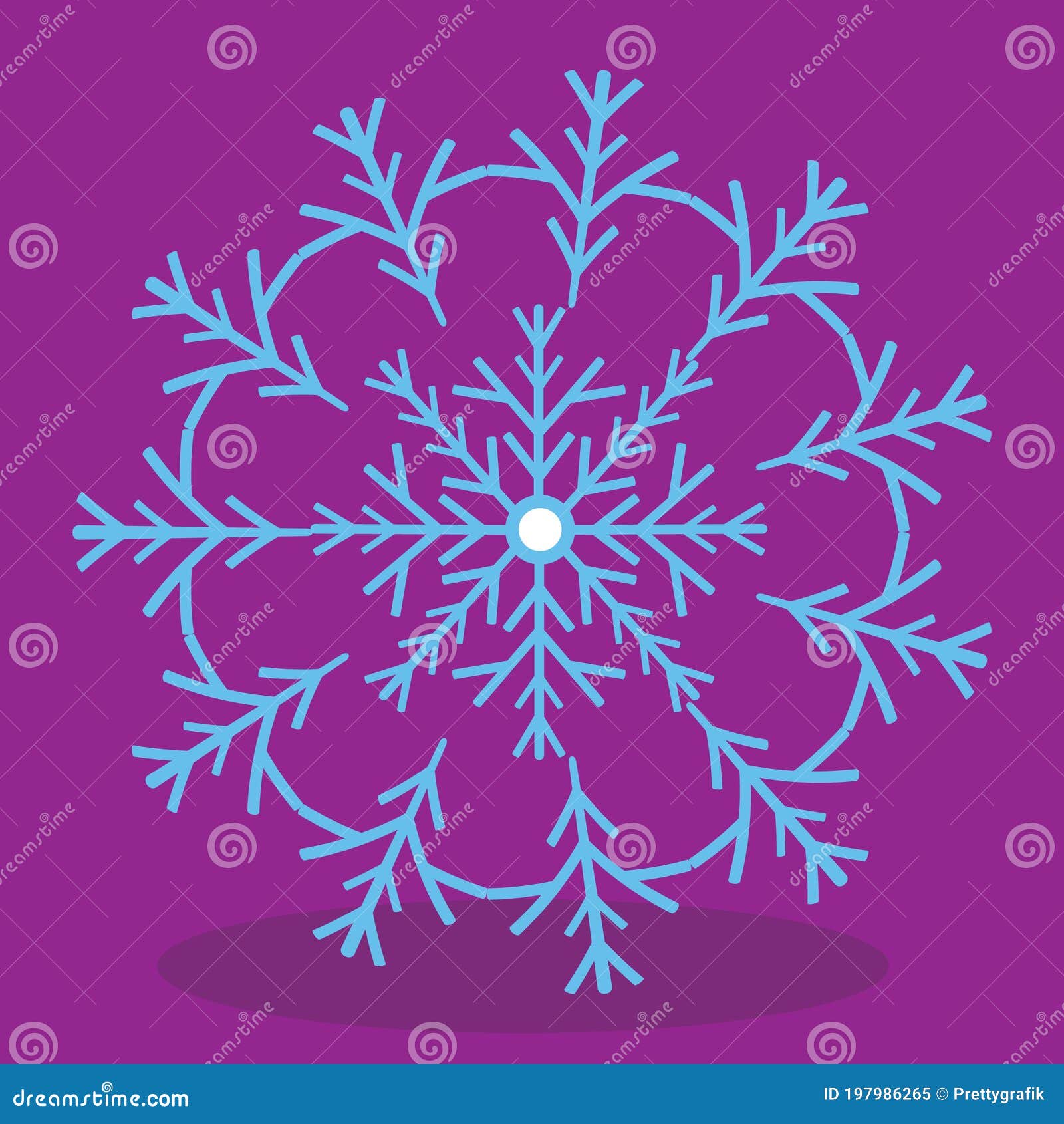 Mandala snowflakes 07 stock vector. Illustration of snowflakes - 197986265