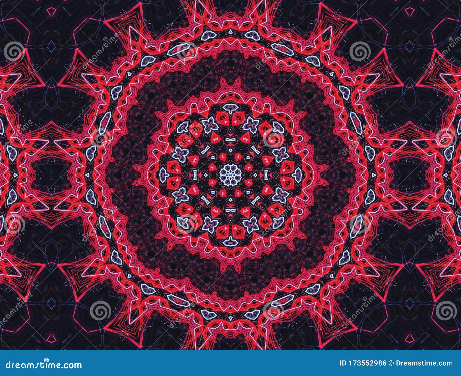 Mandala Spiritual Background Seamless Texture Stock Illustration ...