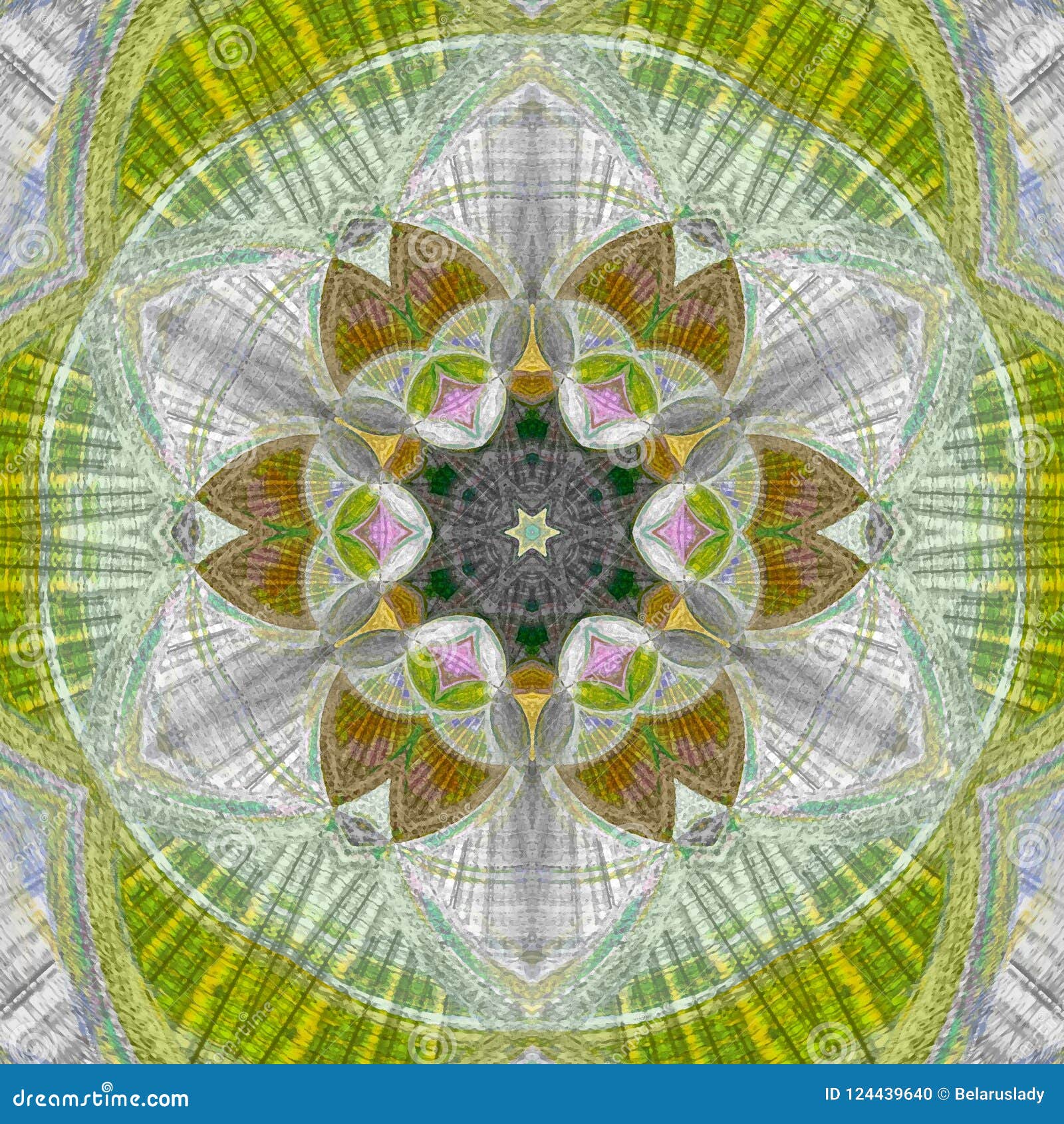 Yellow Mandala. Sun Pattern, Background, Element. Stock Illustration ...