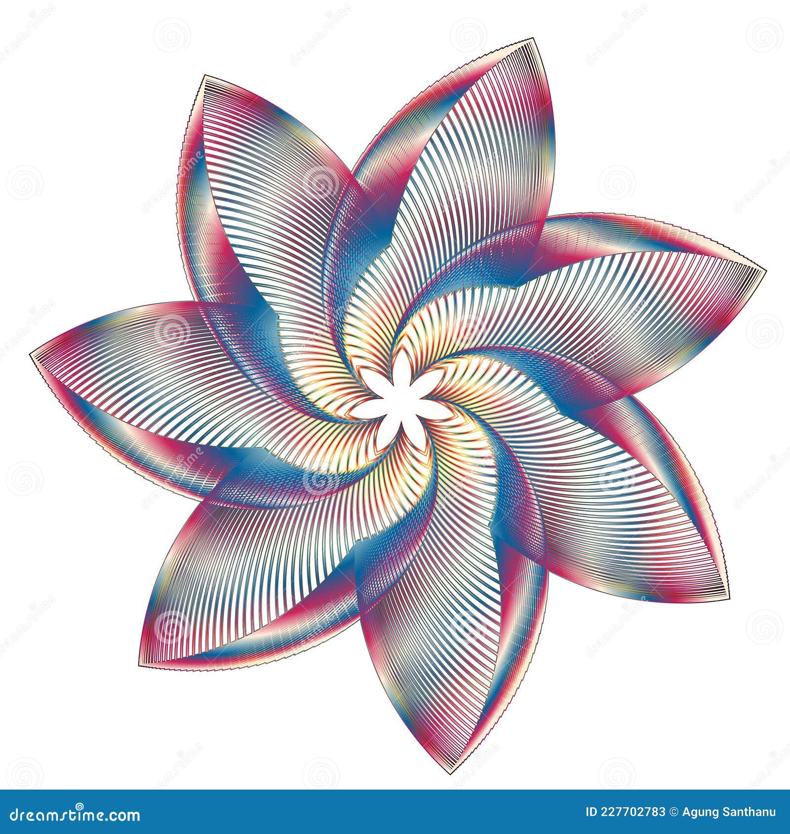 Mandala Sunflower Geometric Pattern Stock Vector - Illustration of ...