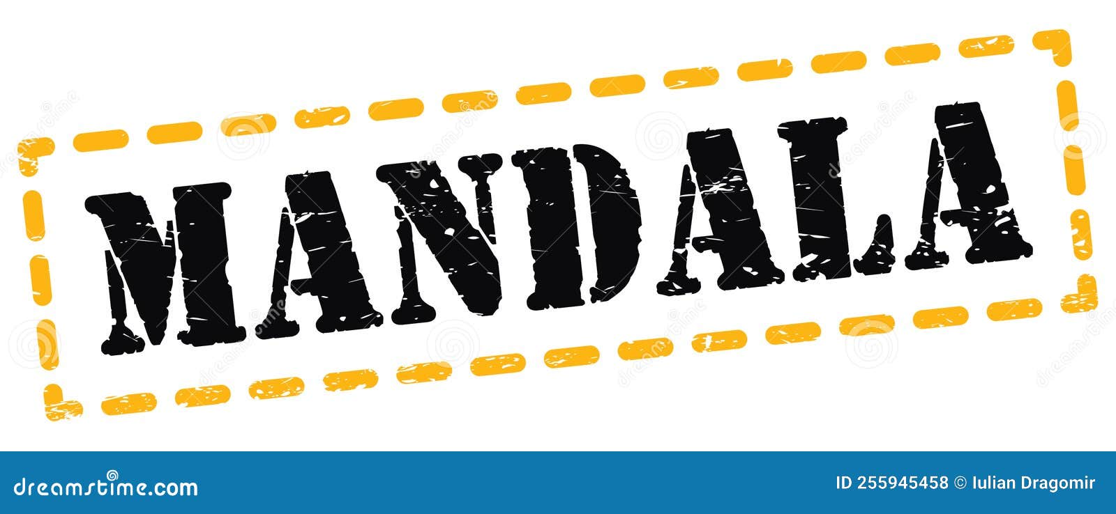 Mandala With Text Thank You, Black And White Illustration ...