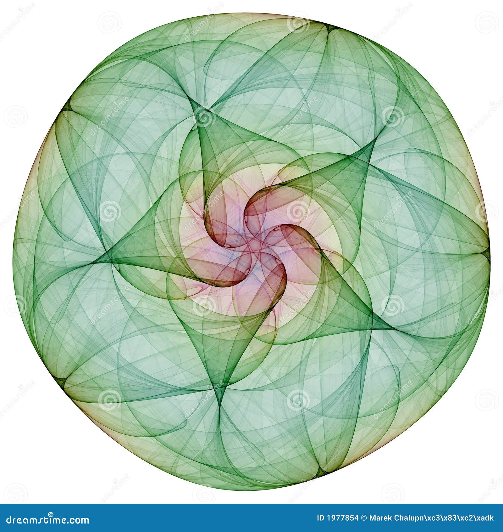 Mandala verde stock de ilustración. Ilustración de real - 1977854