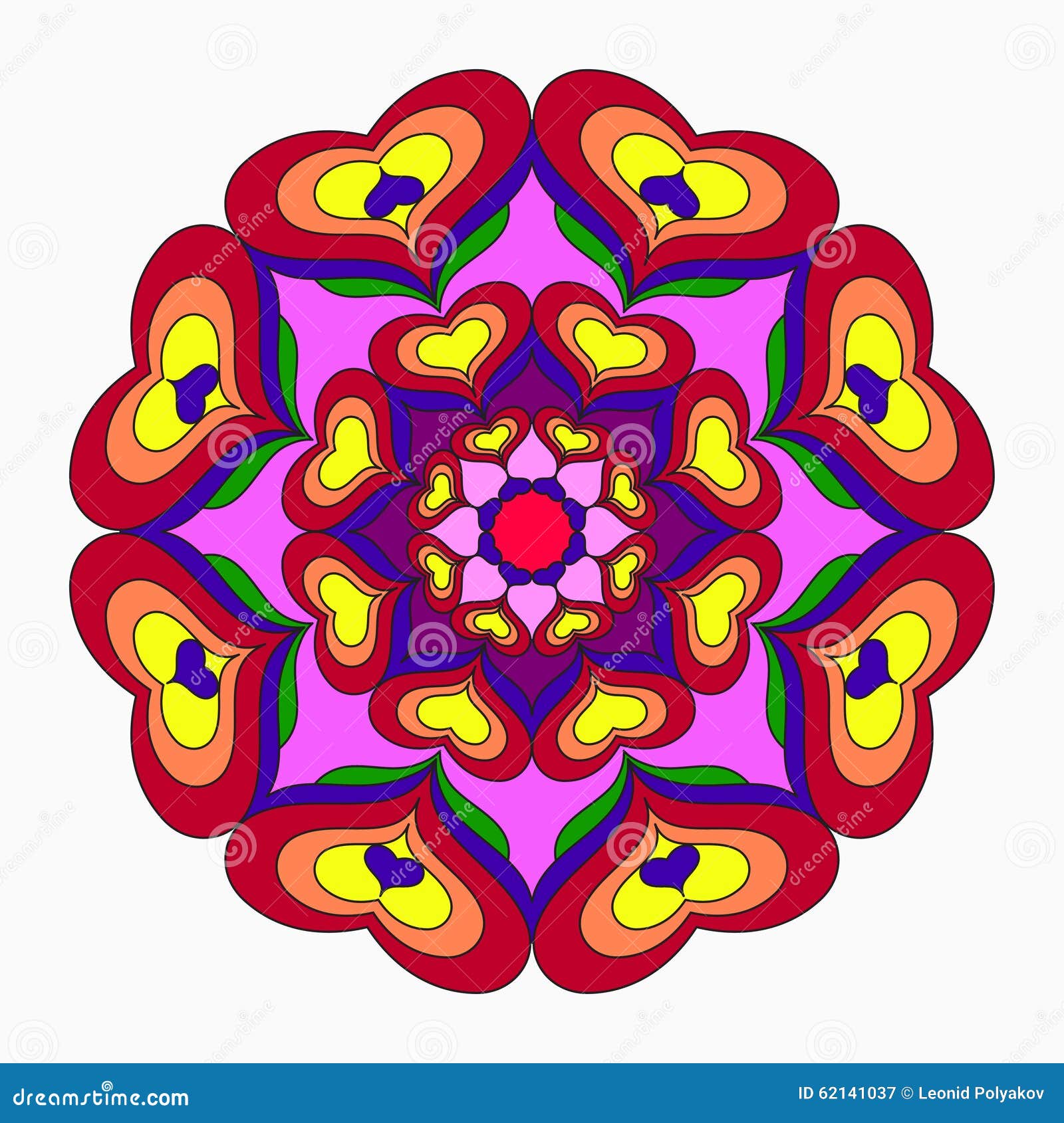 Mandalas Collection. Hand Drawn Background. Cartoon Vector ...