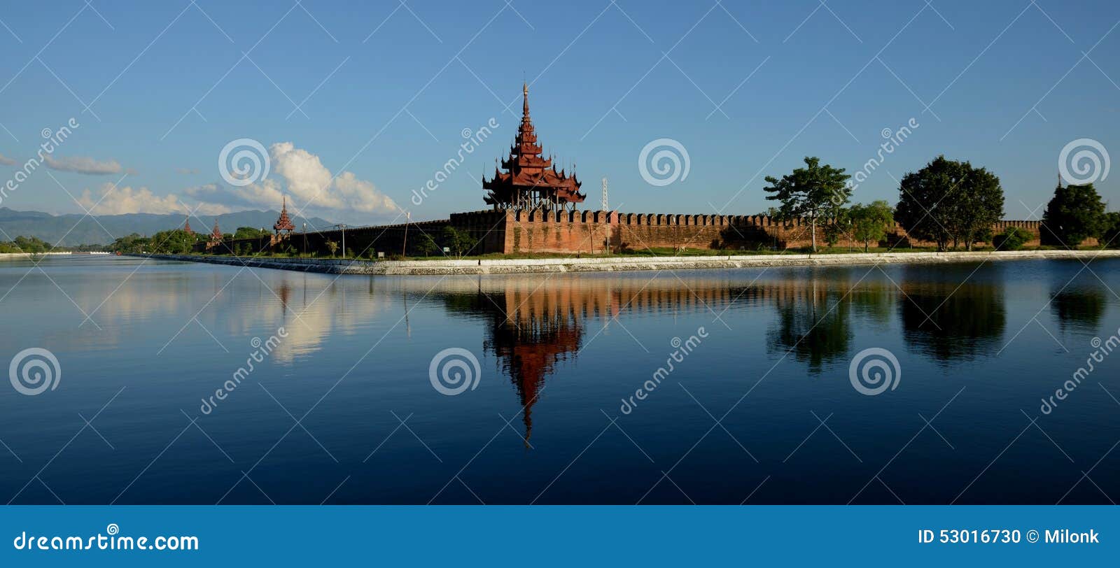 Mandalay fort stock photo. Image of shwedagon, large - 53016730