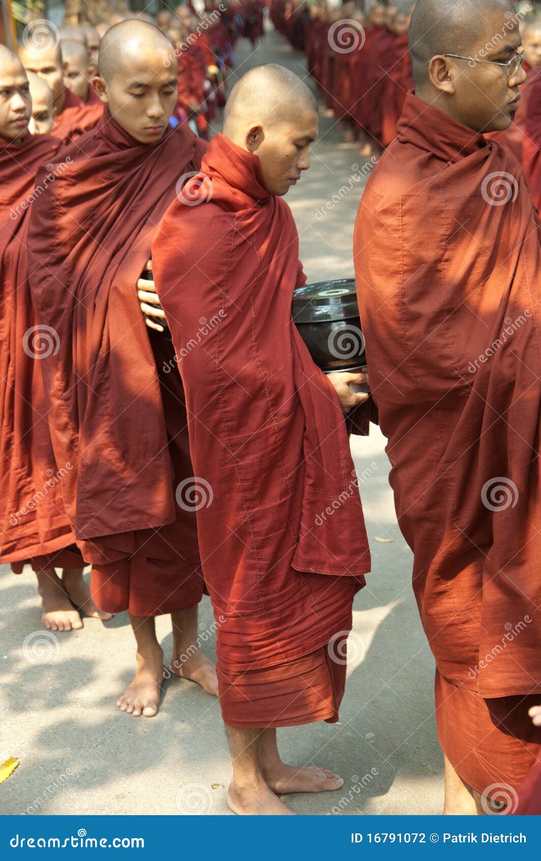 Mandalay, Myanmar,Burmese Monks at a Procession Editorial Photography ...