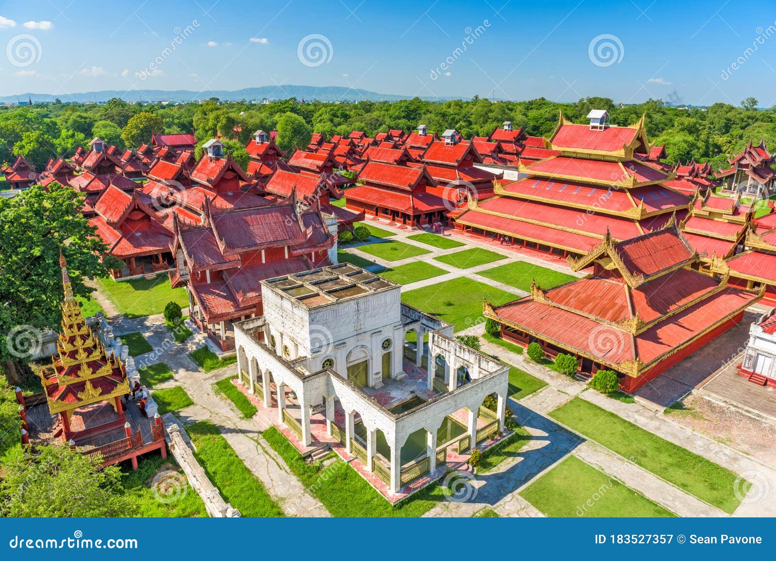 Mandalay, Myanmar At The Palace Royalty-Free Stock Photography ...