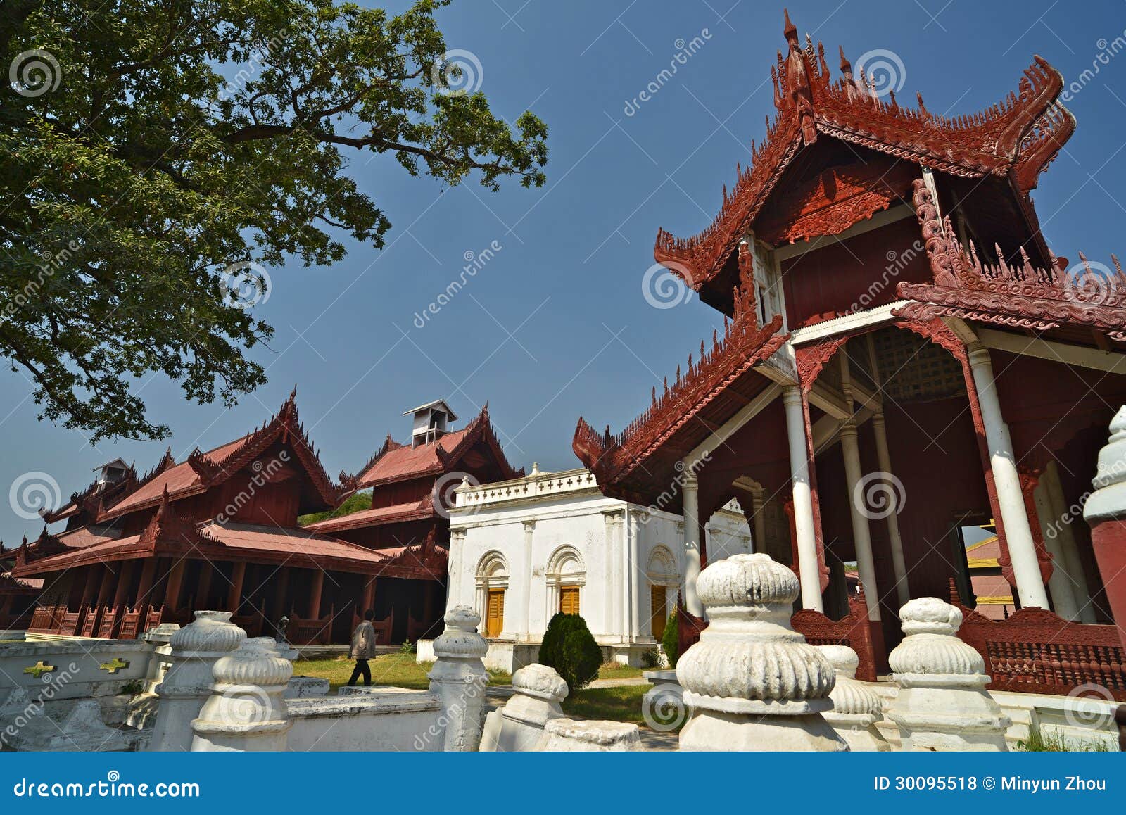 Mandalay Palace. Myanmar stock photo. Image of corridor - 30095518