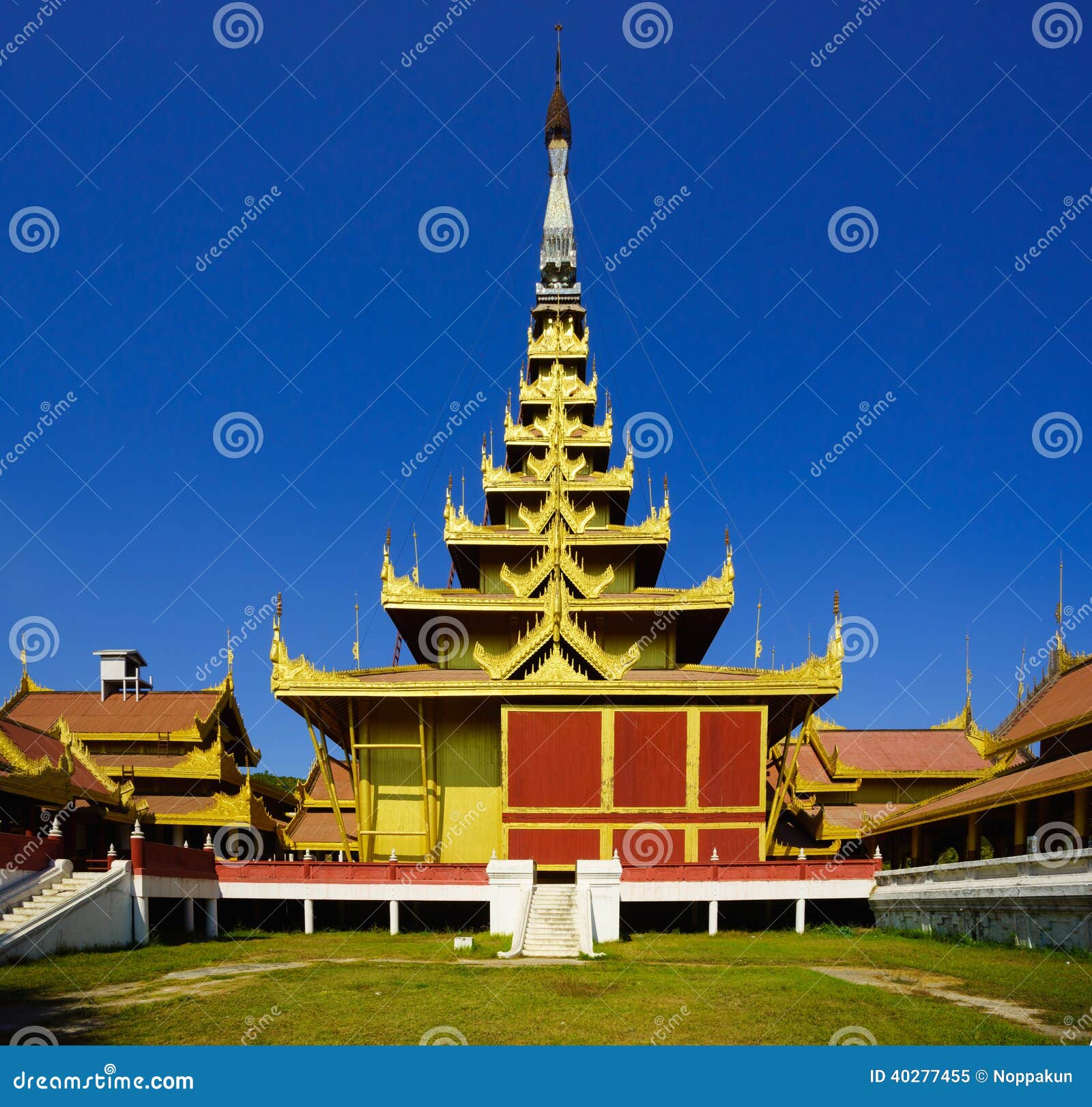 Mandalay Palace, Mandalay, Myanmar Stock Image - Image of east, ancient ...