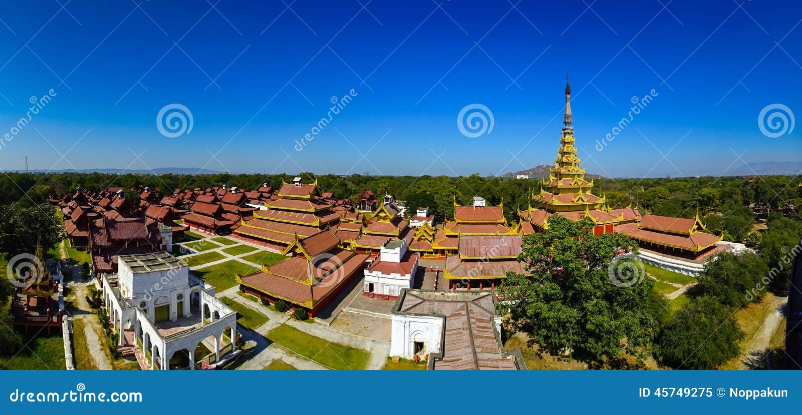 Mandalay Palace, Mandalay, Myanmar Stock Image - Image of artwork ...