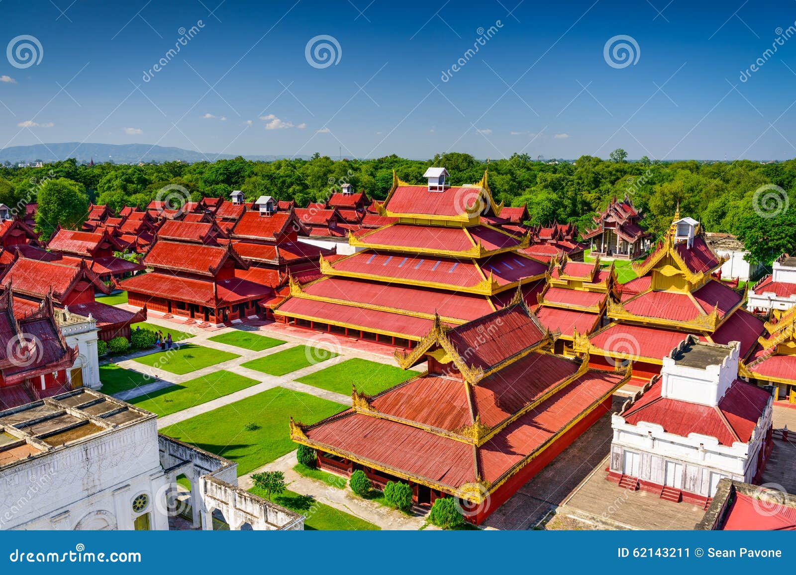 Mandalay Royal Palace stock image. Image of famed, asia - 62143211