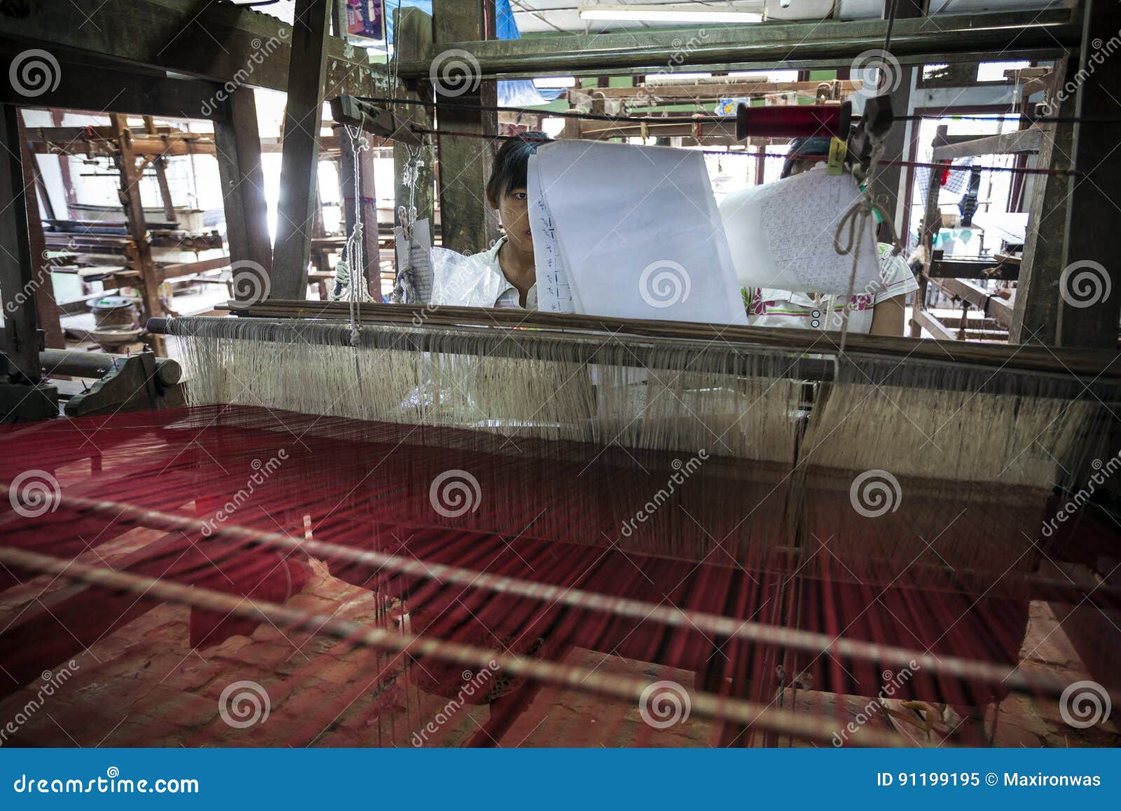 Typical Factory Workshop Inside, Production Wooden Molds And Steel ...