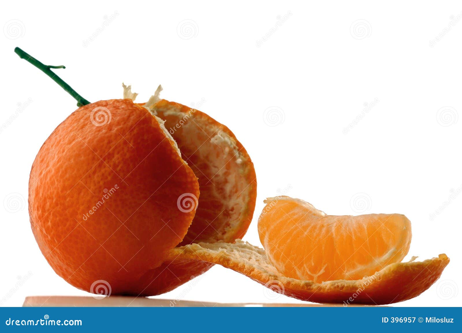 Mandarijn stock afbeelding. Image of vrucht, voedsel, vorm - 396957