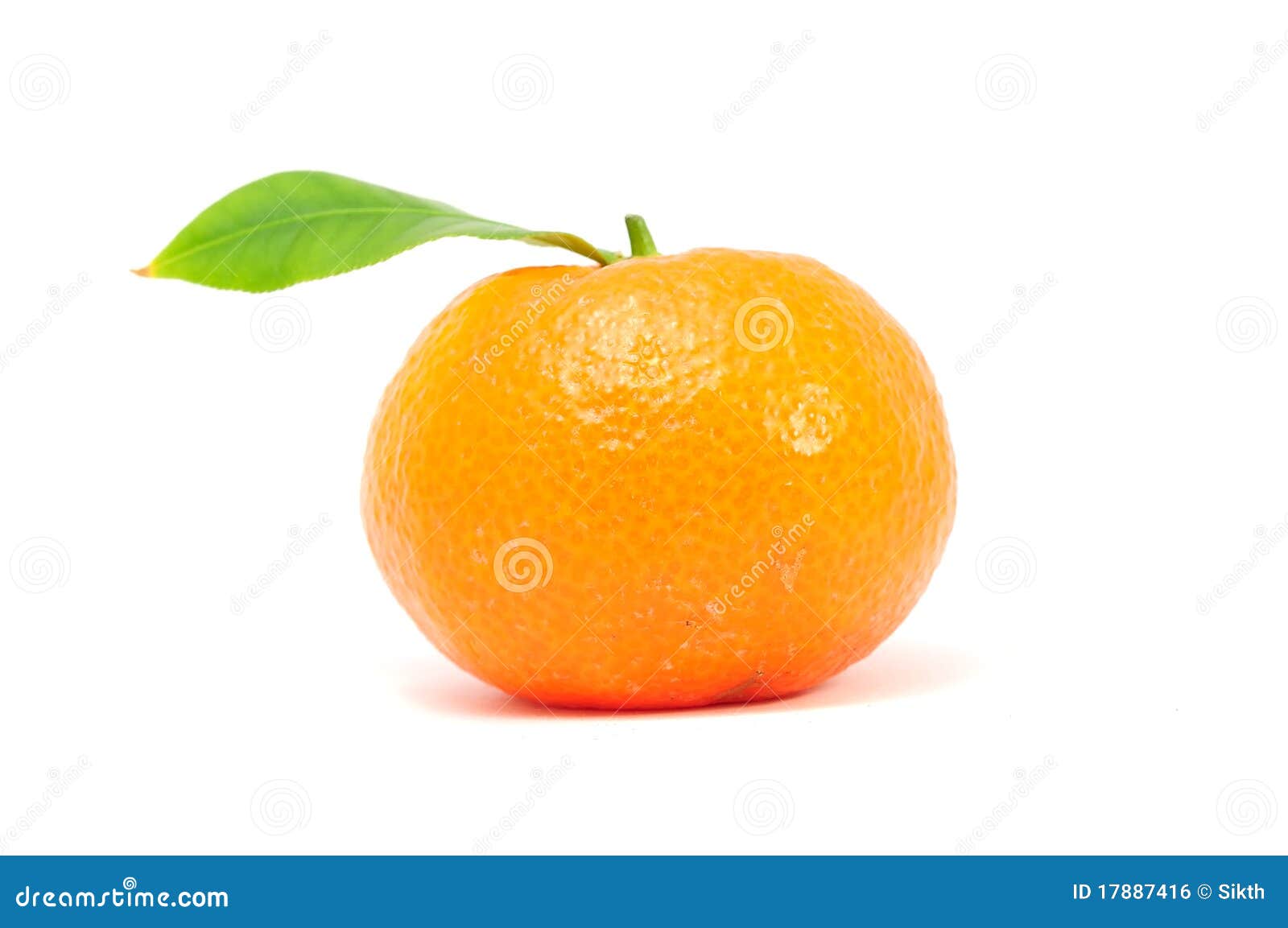 Mandarijn met Groen Blad stock foto. Image of organisch - 17887416