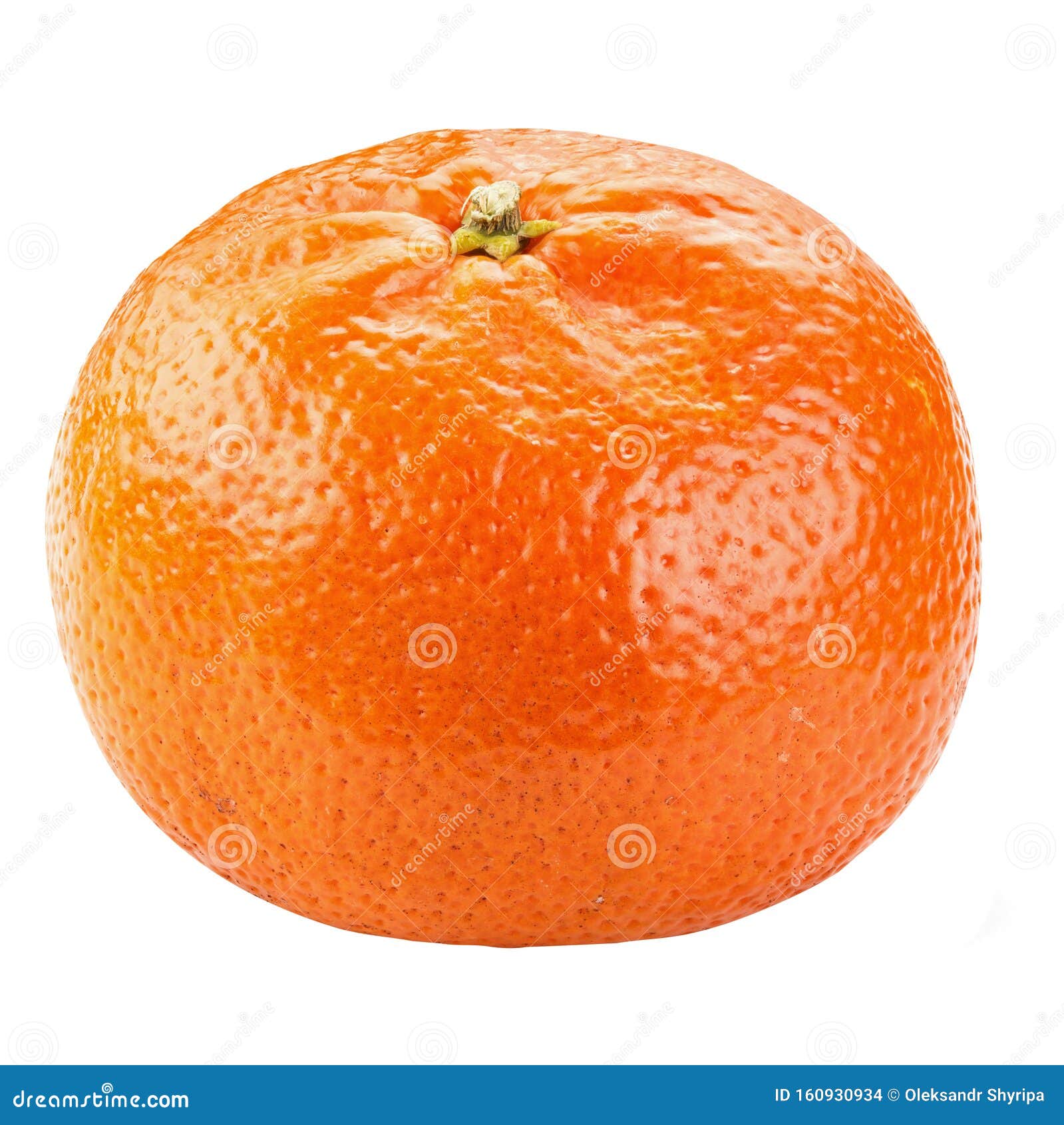 Mandarin fruit isolated stock photo. Image of object - 160930934