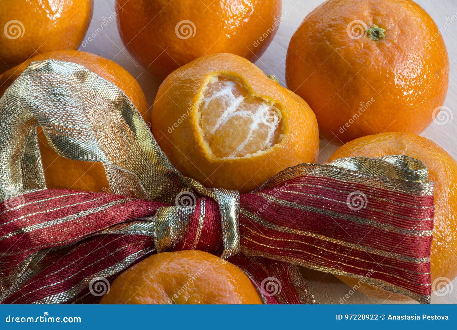Mandarin with Hole in Heart Form Stock Photo - Image of food ...