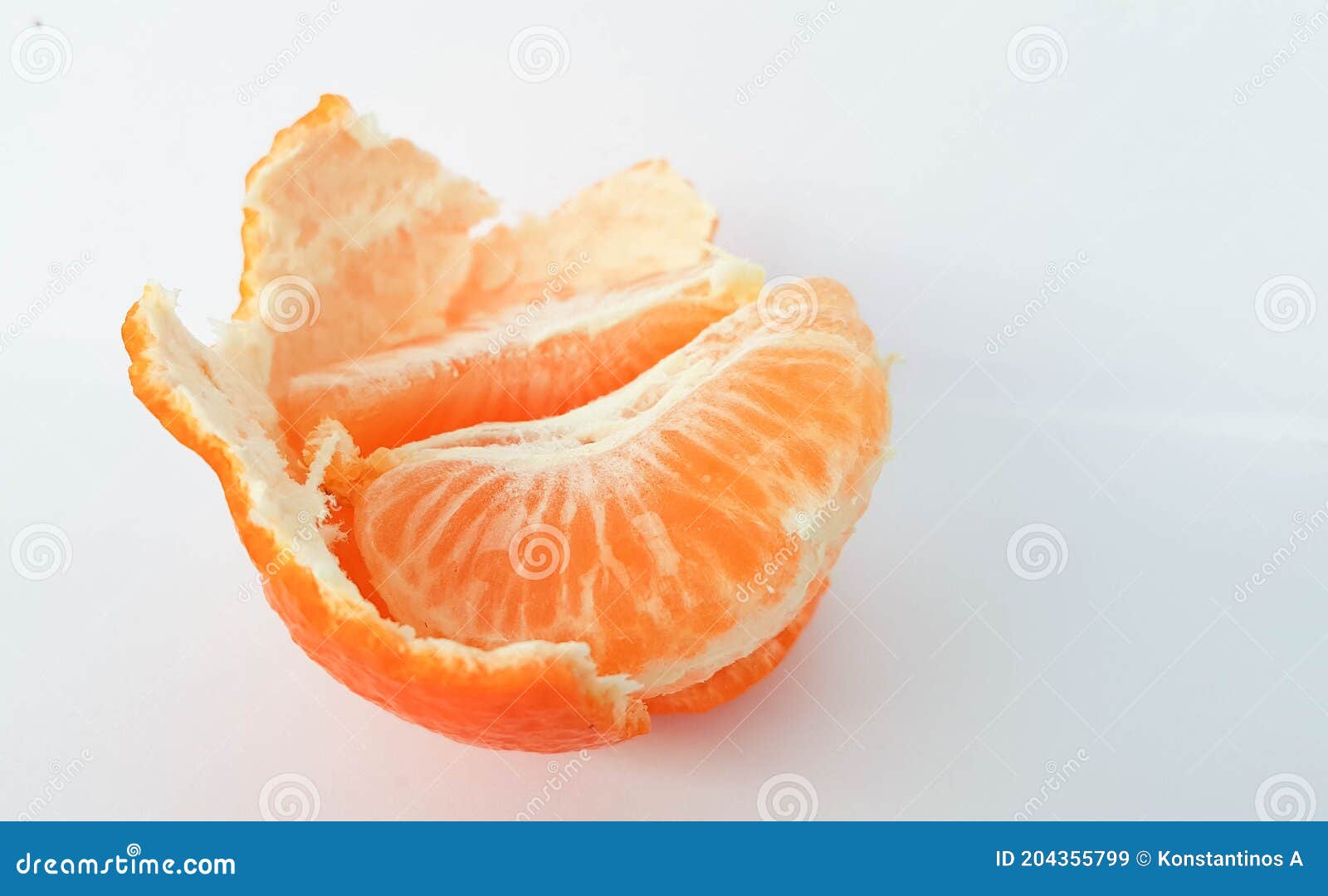 Mandarin Isolated Leaf Slice Stock Image - Image of clove, nature ...