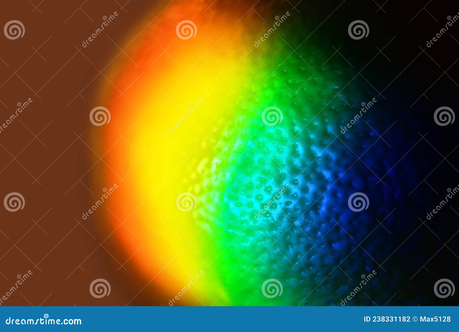 Mandarin in Lights of Rainbow Stock Photo - Image of inspiration, color ...