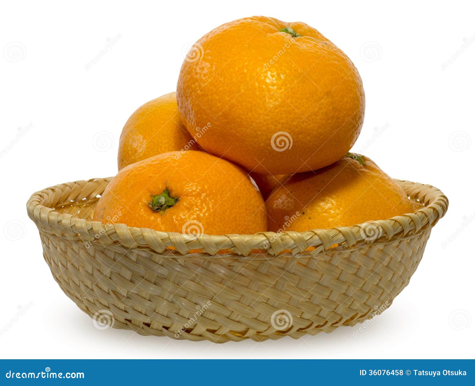 Mandarin Orange in the Basket Stock Photo - Image of basket, orange ...