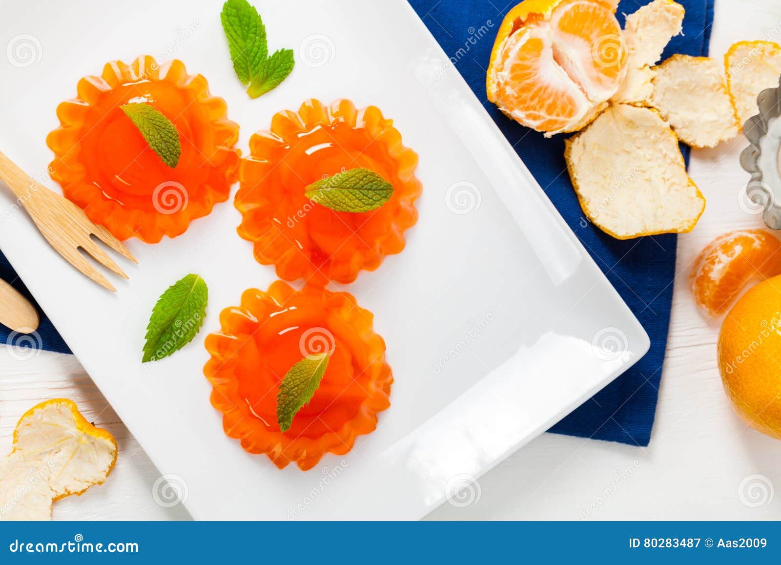 Mandarin Orange Jelly stock image. Image of molds, jelly - 80283487