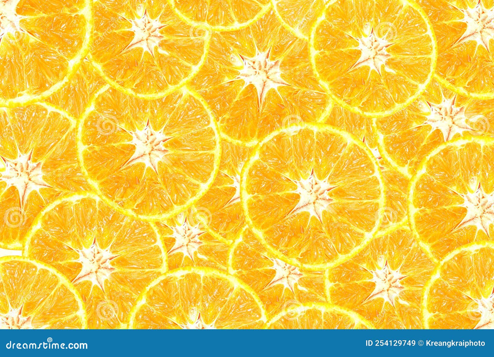 Mandarin Orange Slice Pattern Stock Image - Image of color, group ...