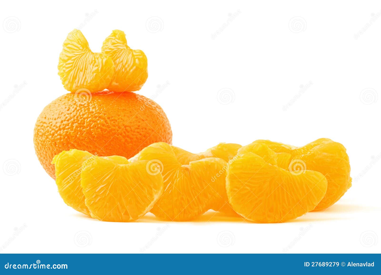 Mandarin with Peeled Slices Stock Image - Image of slices, diet: 27689279
