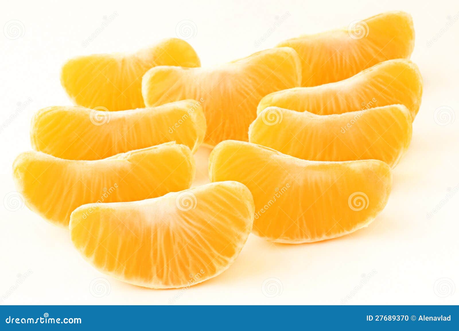 Mandarin slices. stock photo. Image of mandarine, citrus - 27689370