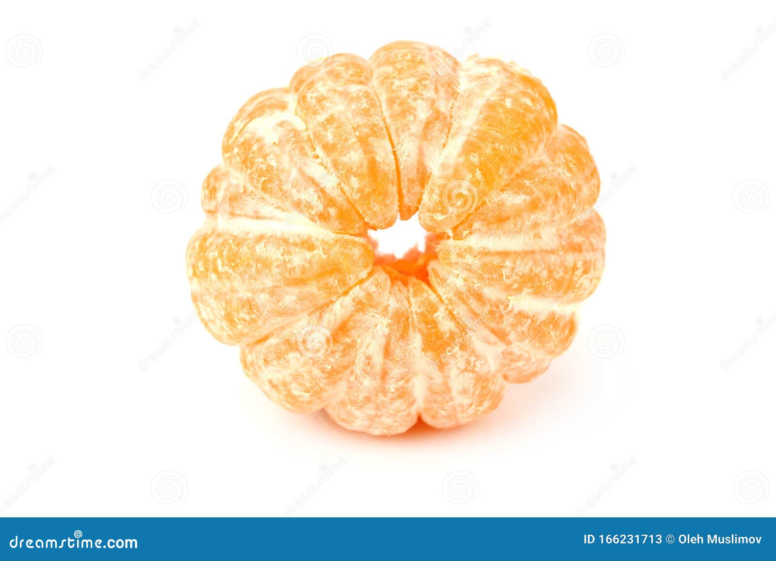 Mandarin Slices Isolated on a White Background. Food Stock Image ...