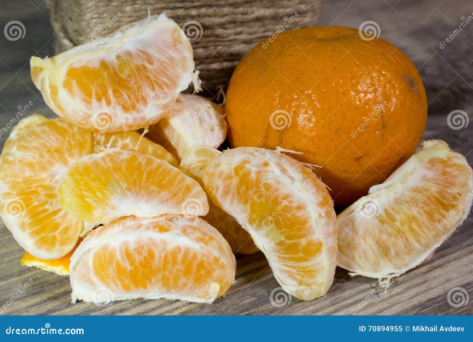 Mandarin slices stock image. Image of health, peeled - 70894955