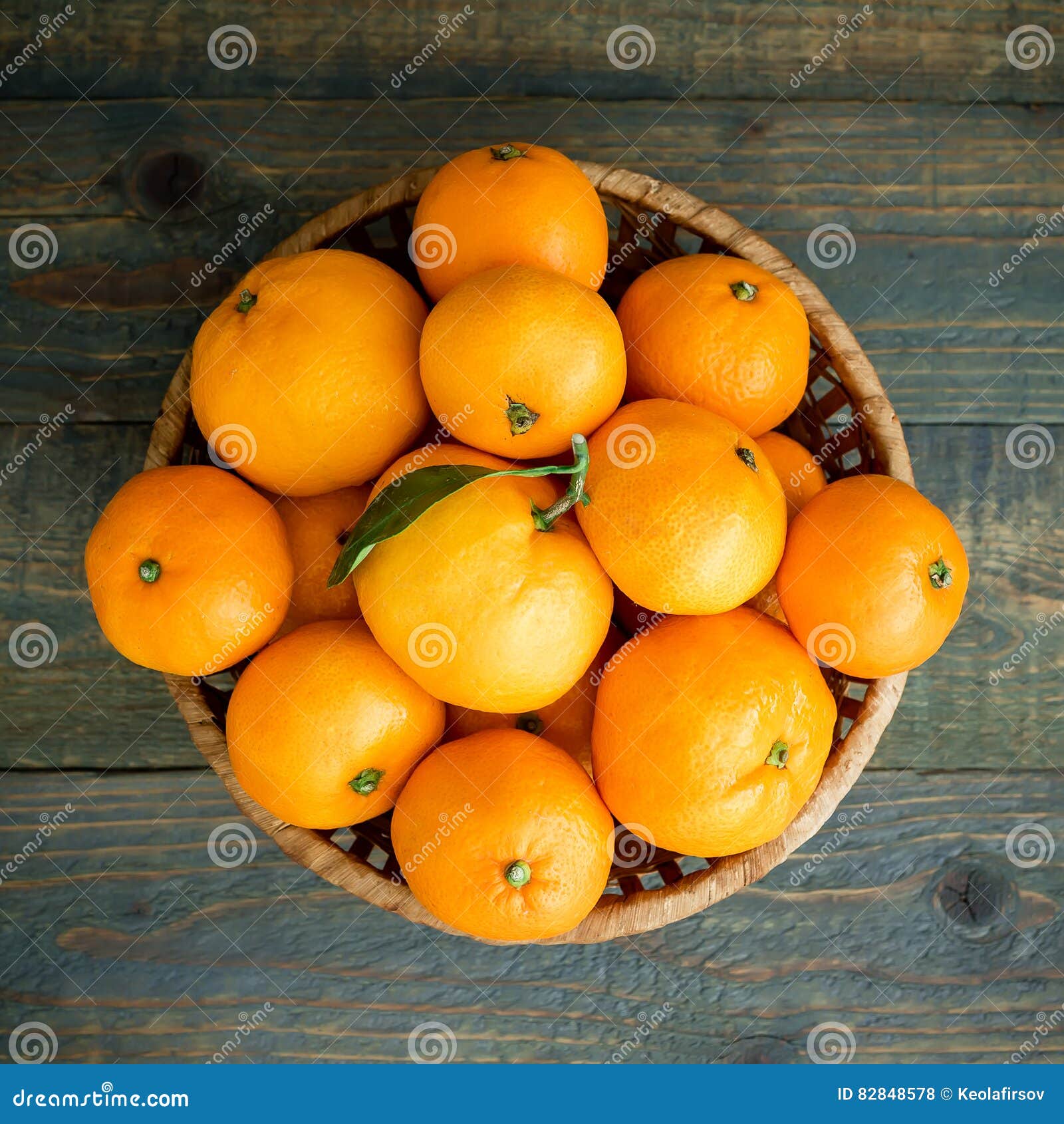 Mandarin on Wood Background. Flat Lay. Top View Stock Photo - Image of ...