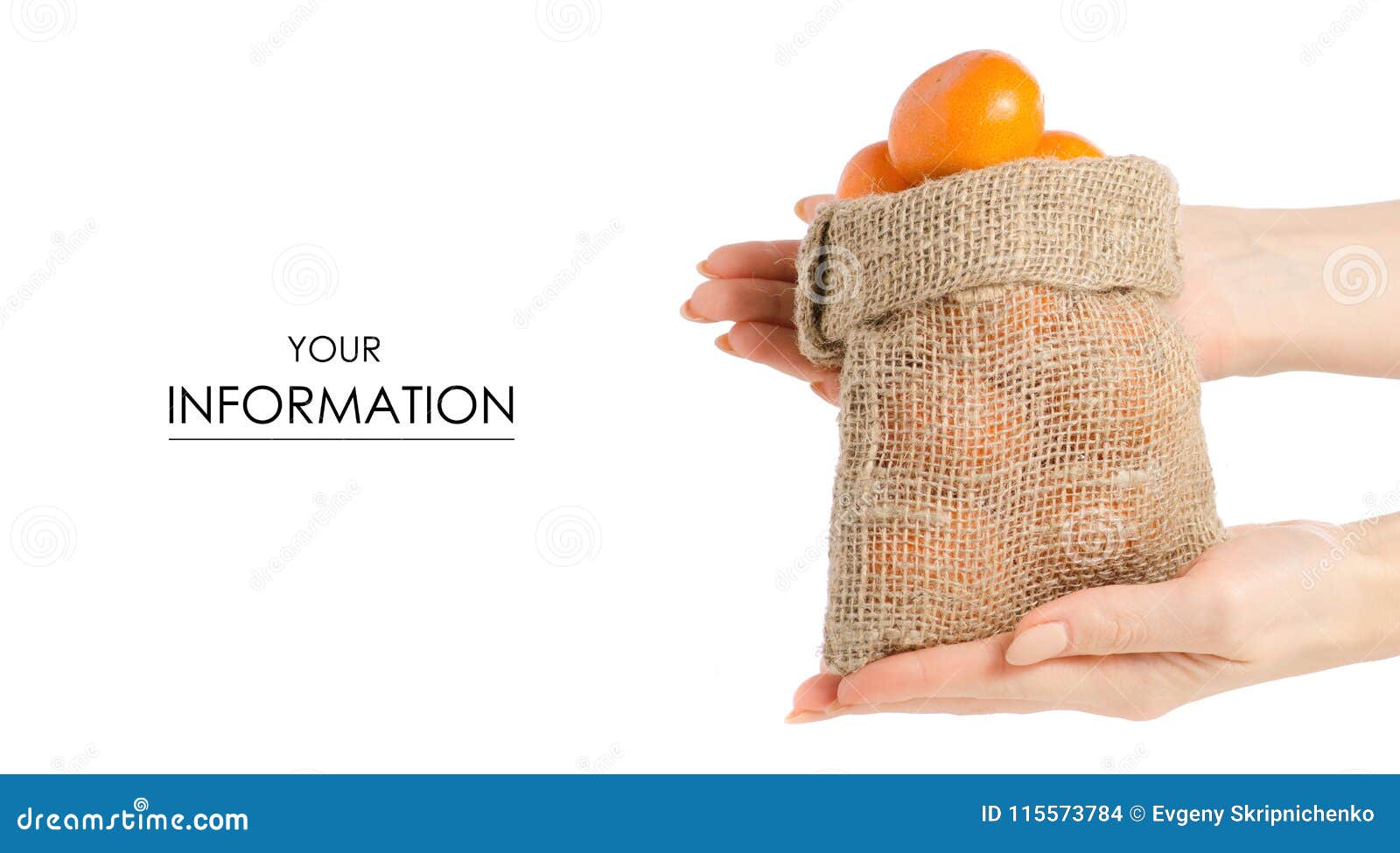 Mandarins in a Bag Sack in Hand Pattern Stock Photo - Image of grid ...