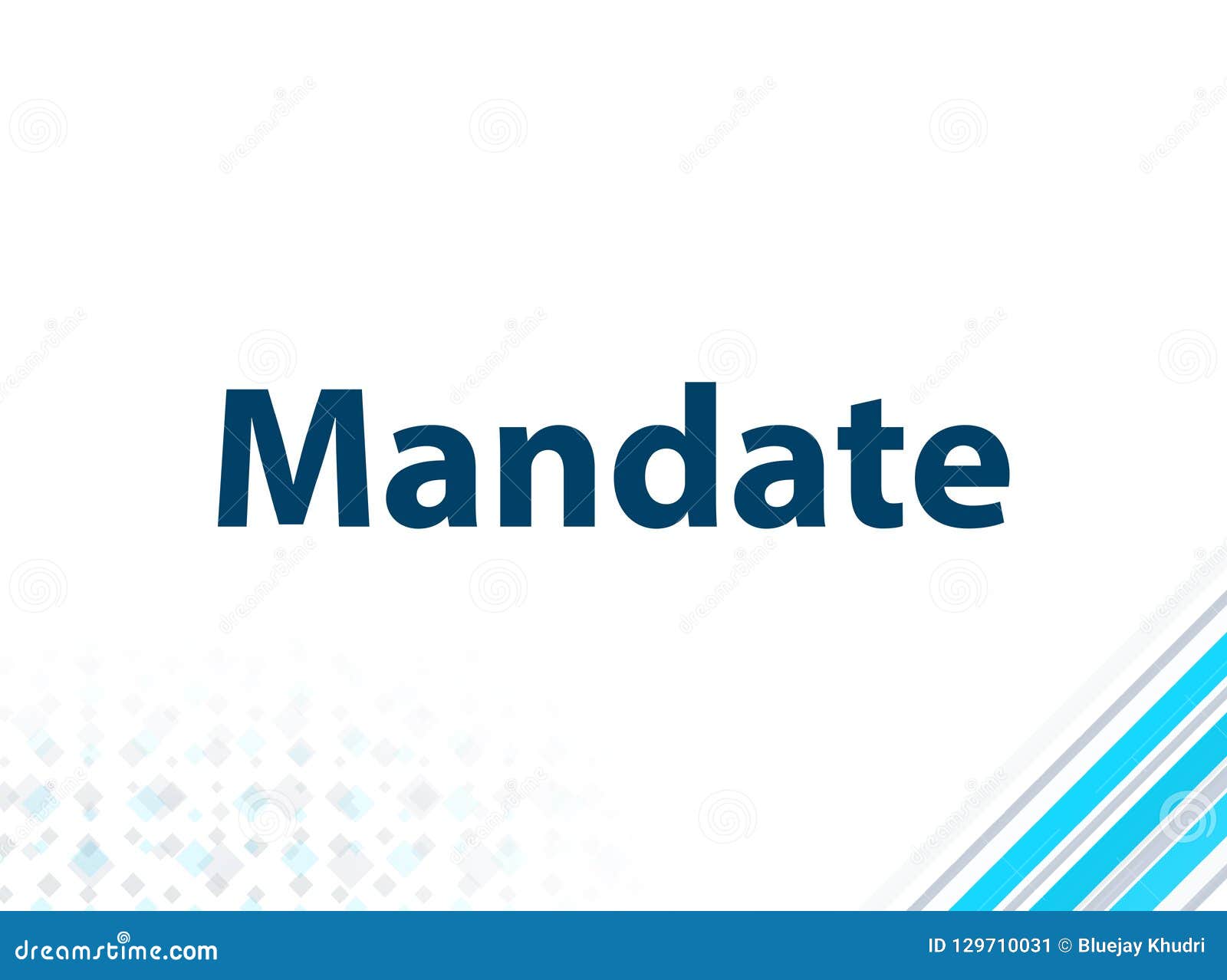 Mandate Abstract Digital Banner Yellow Background Stock Image ...