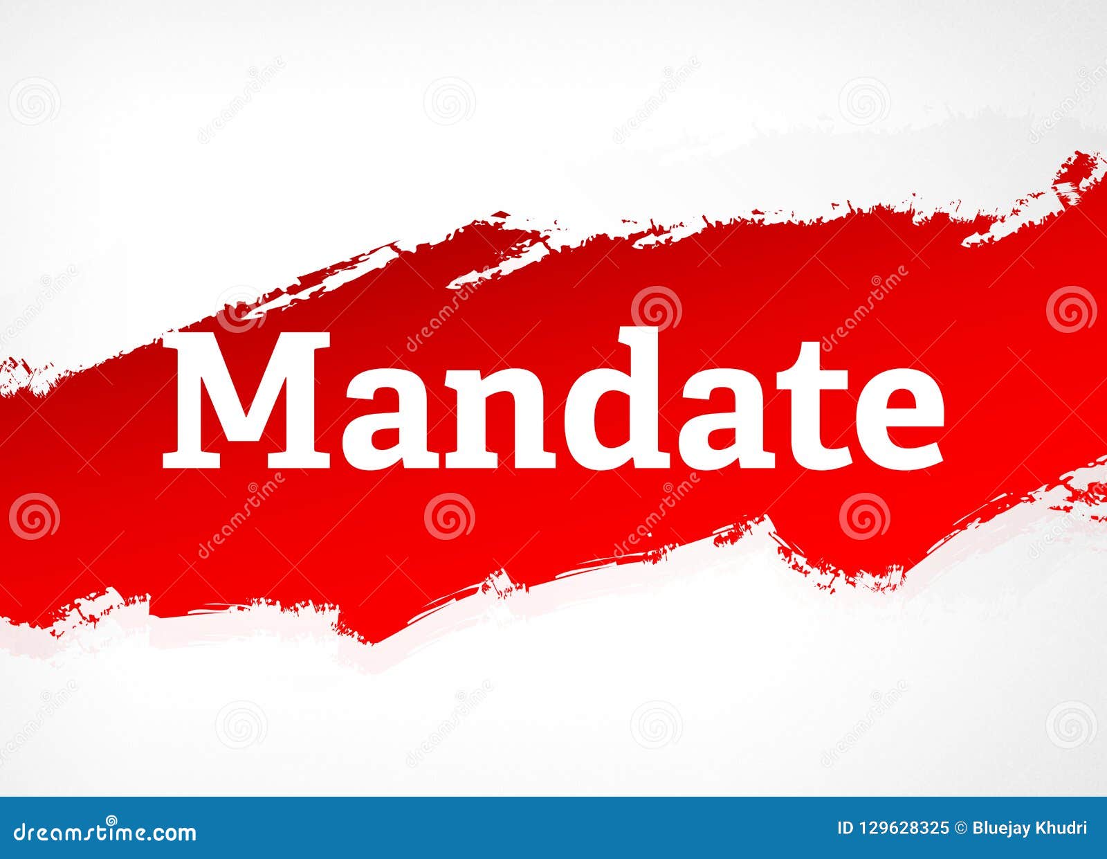 Mandate Red Brush Abstract Background Illustration Stock Illustration ...