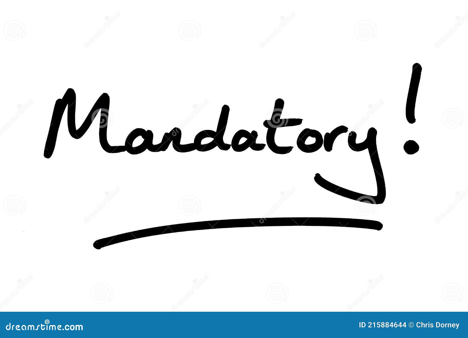 Mandatory stock illustration. Illustration of legislative - 215884644